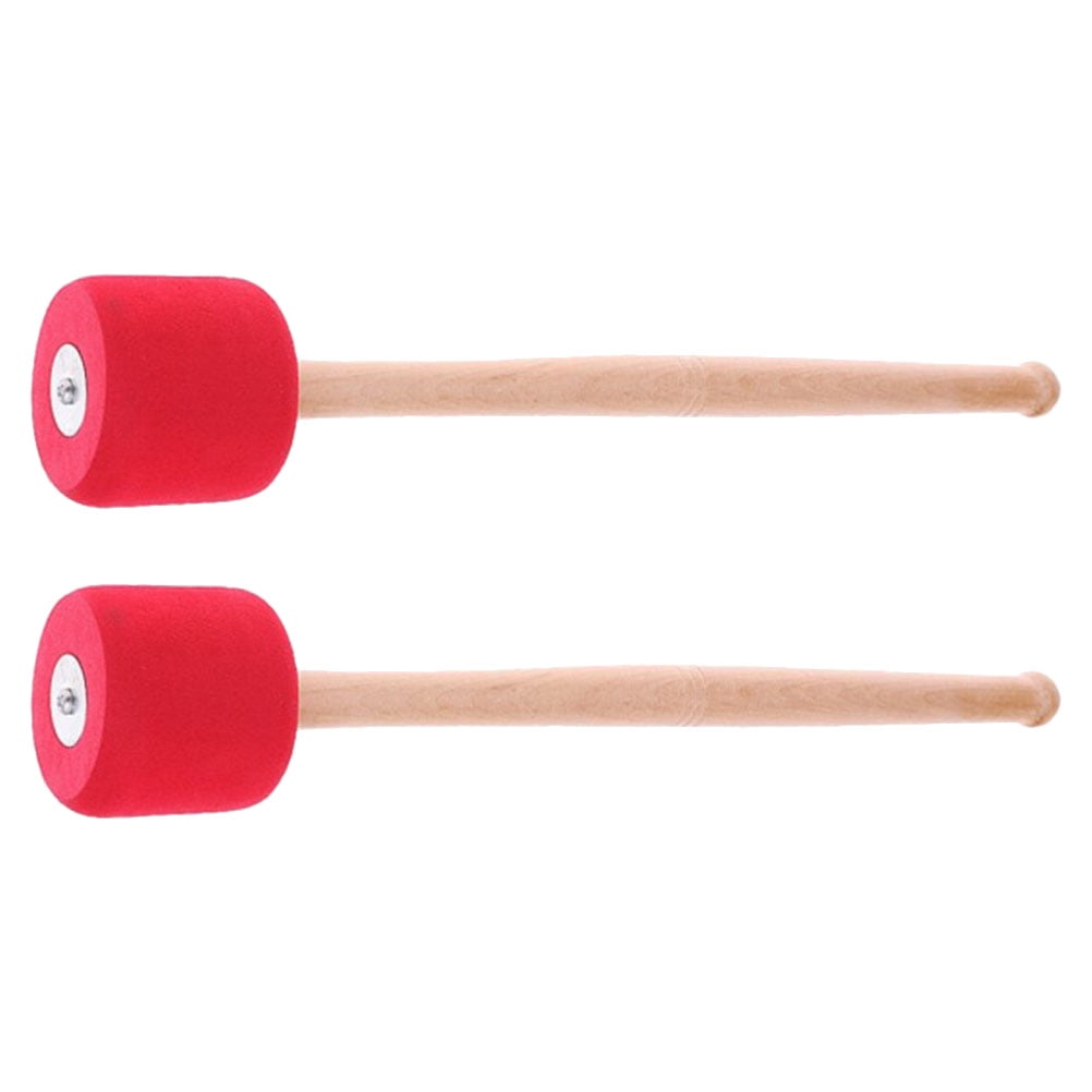 HEANUJJ Percussion Instrumentstick 2Set Red Cylindrical for Beginners ...