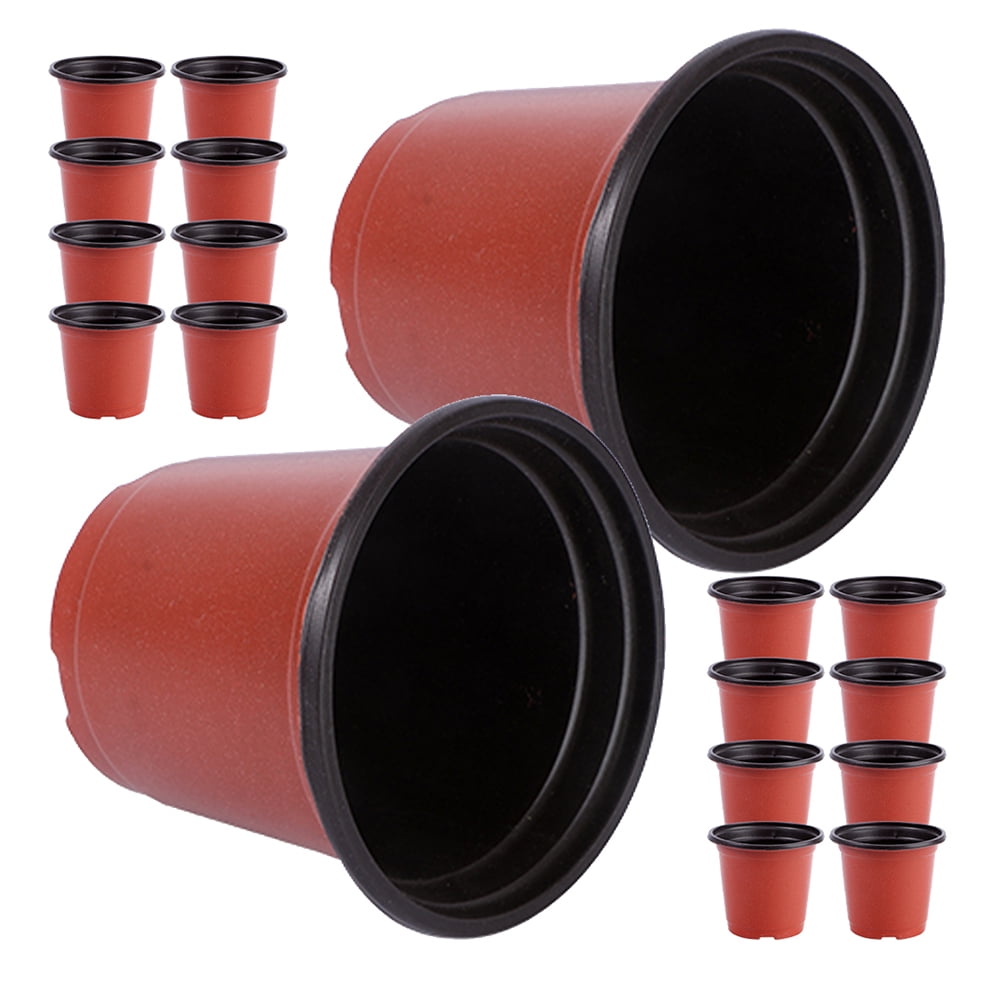 HEANUJJ Pot Plastic Containers Red PP 120Pack Balcony - Walmart.com
