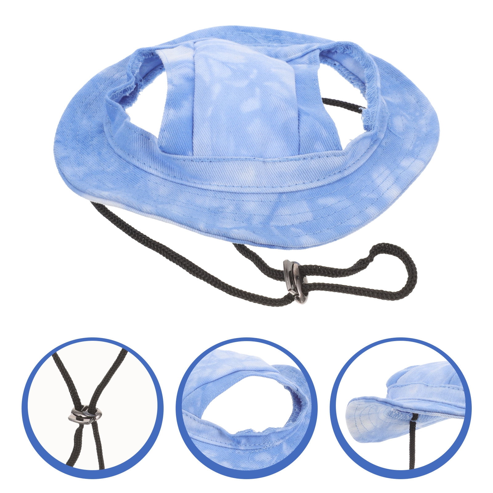 HEANUJJ Adjustable Dog Sun Hat with Wide Brim for UV and Comfortable ...