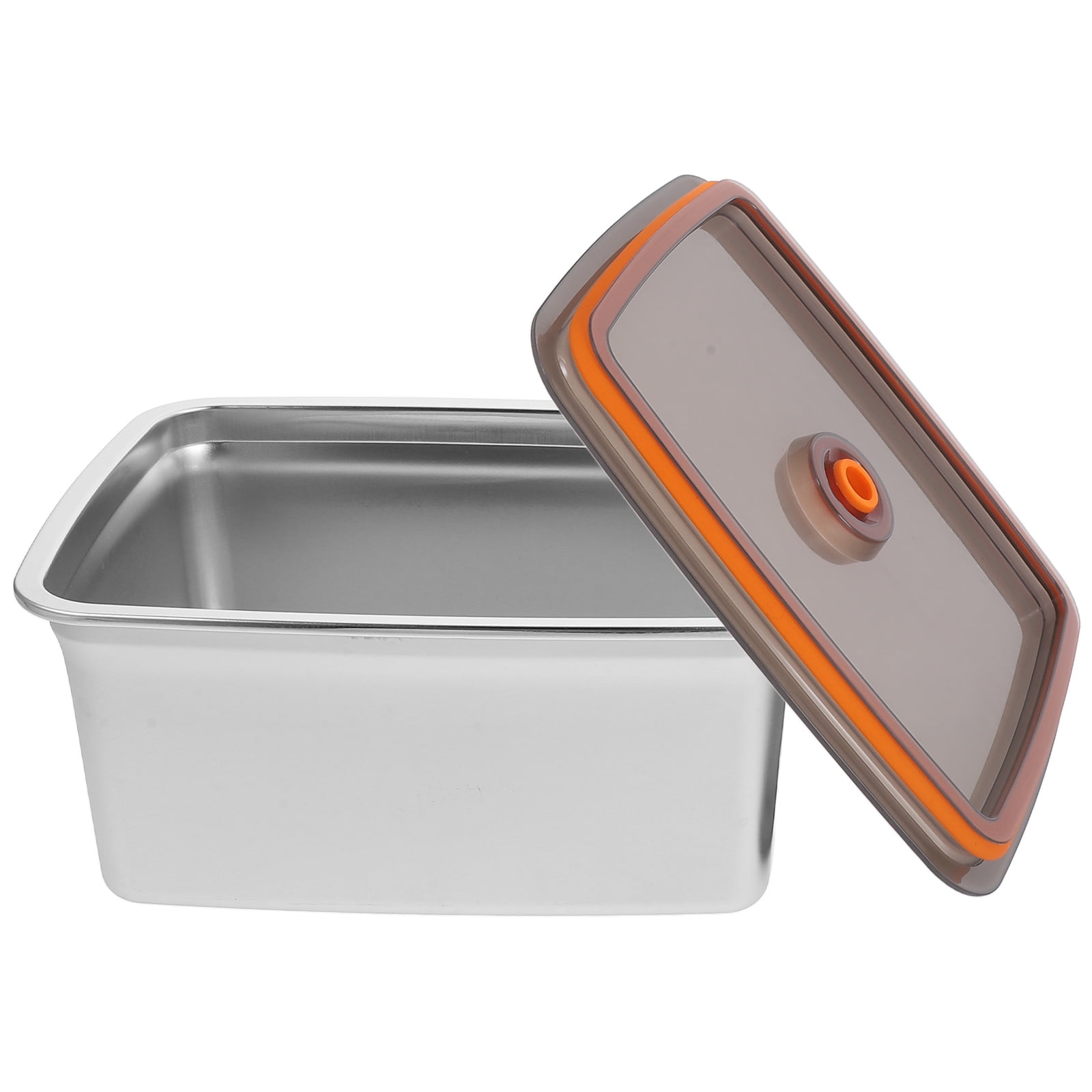 HEANUJJ Metal Food Storage Container Kitchen Organization Silver ...