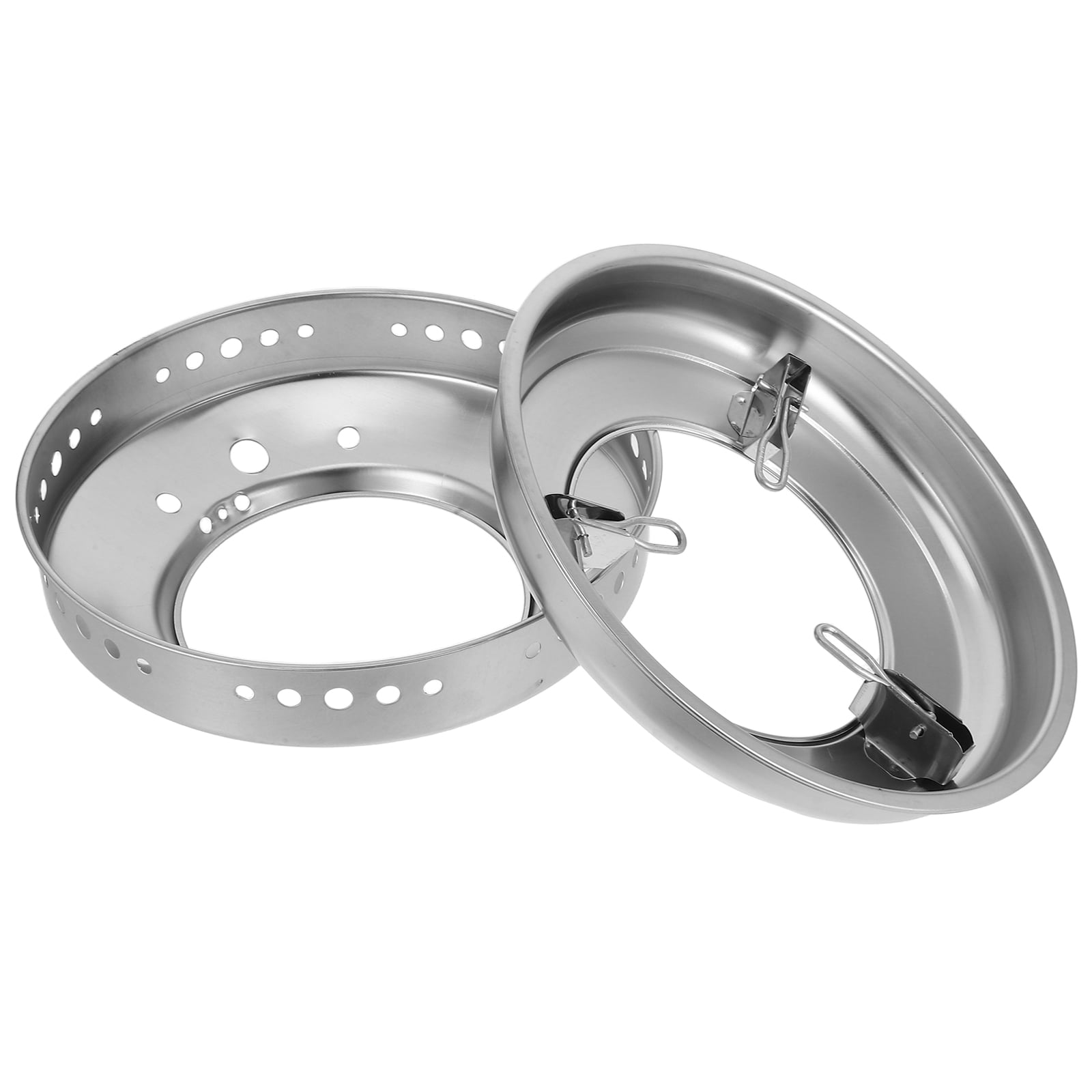 HEANUJJ Stainless Steel Wok Stand for Gas Stove with Windproof Shield ...