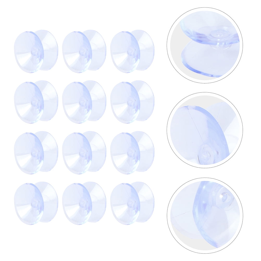 HEANUJJ Suction Cup Foot Pad Glass Table Top Transparent PVC Round ...