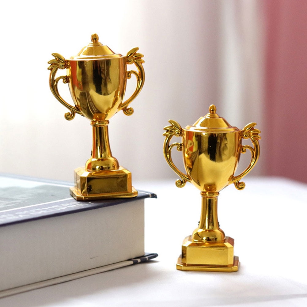 HEANUJJ Golden Miniature Trophies for Dollhouse Decor, Collectible Mini ...