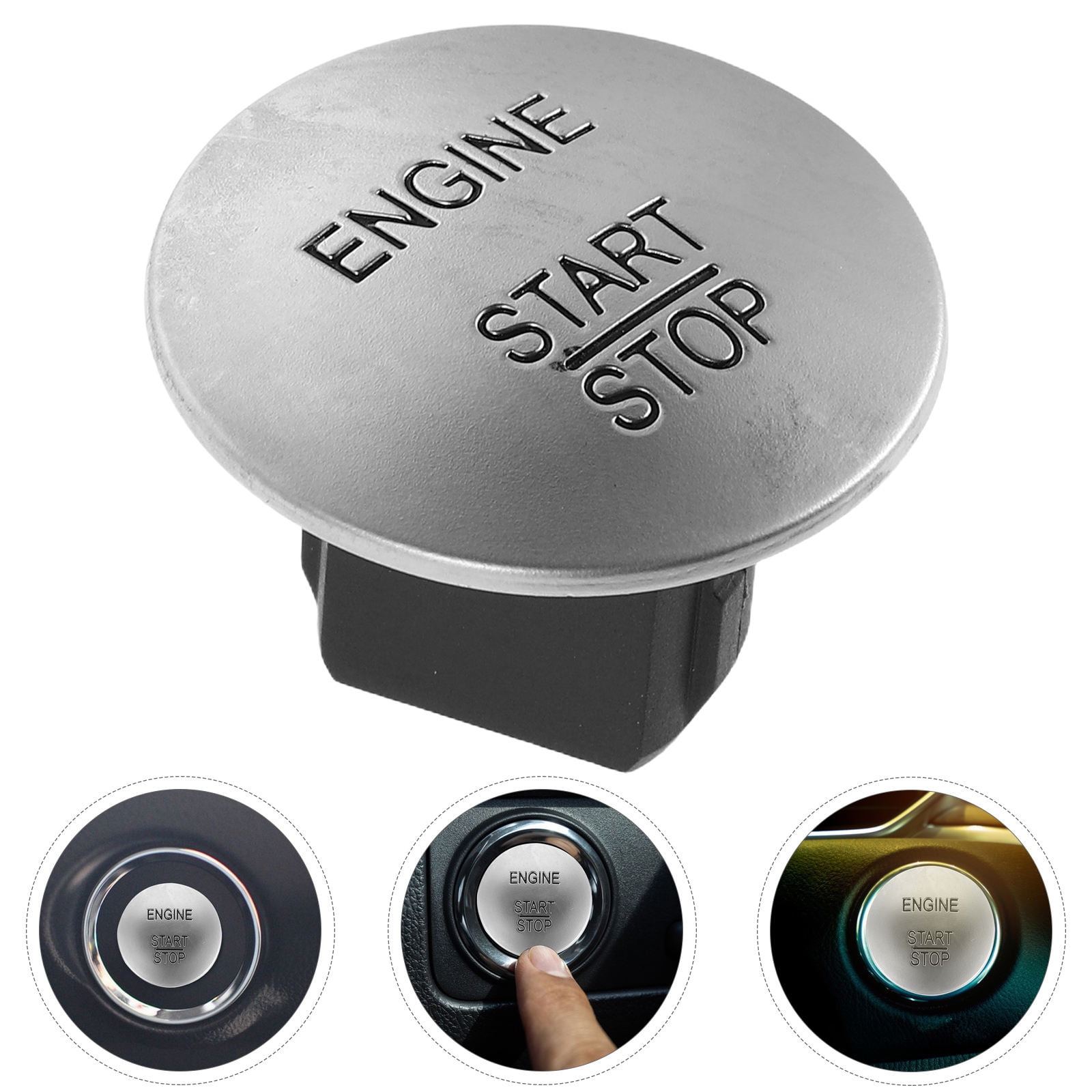 HEANUJJ Plastic Momentary Push Button Start Switch for Car Engine Easy ...