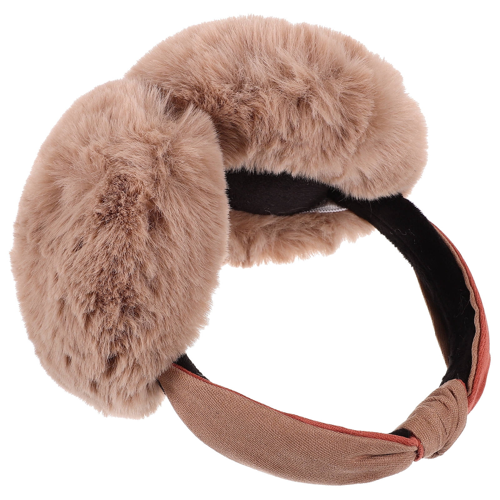 HEANUJJ Soft Warm Ear Muffs Plush Khaki 1Pack Simple Design Windproof ...