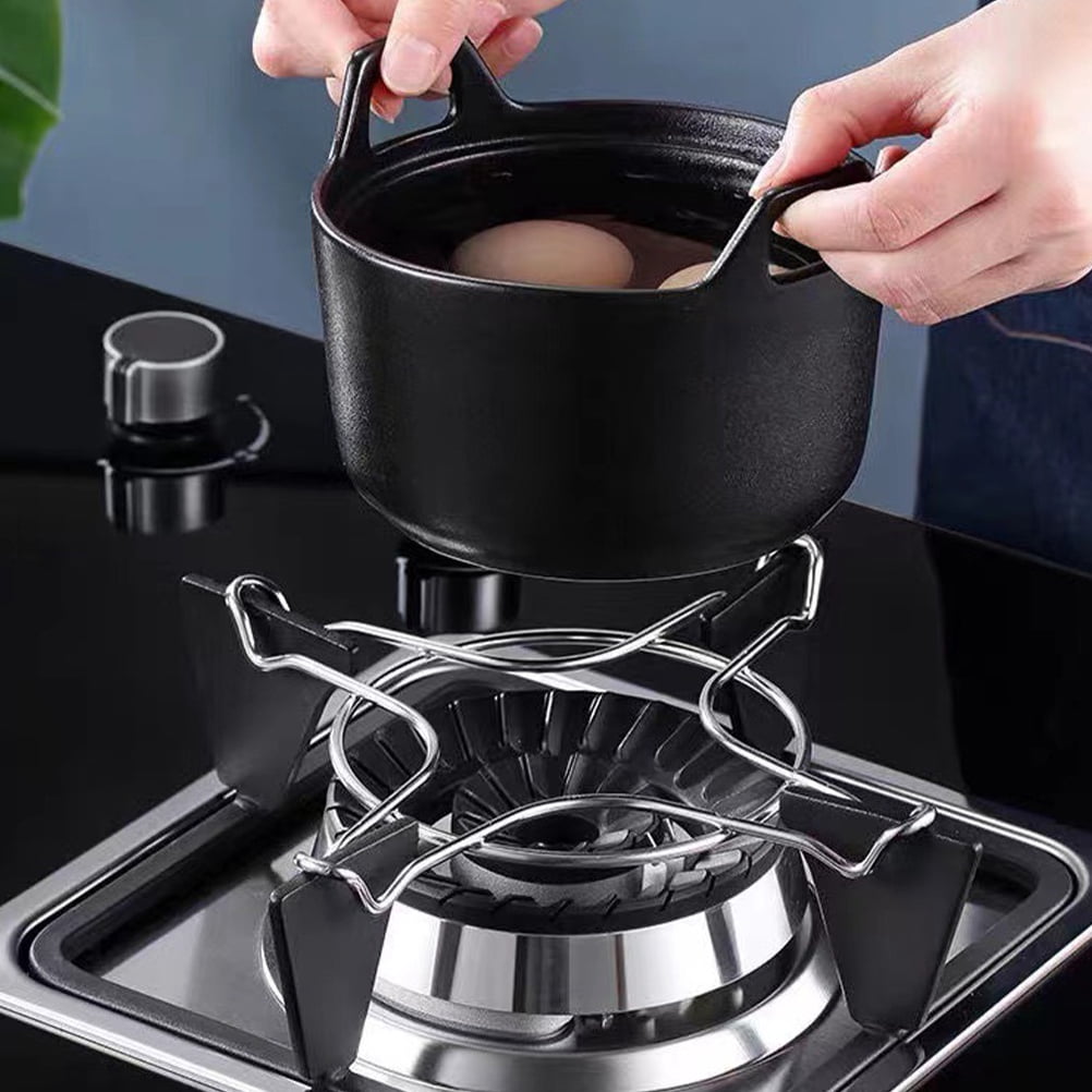 HEANUJJ 2-Pack Stainless Steel Pan Organizer Wok Stand for Kitchen ...