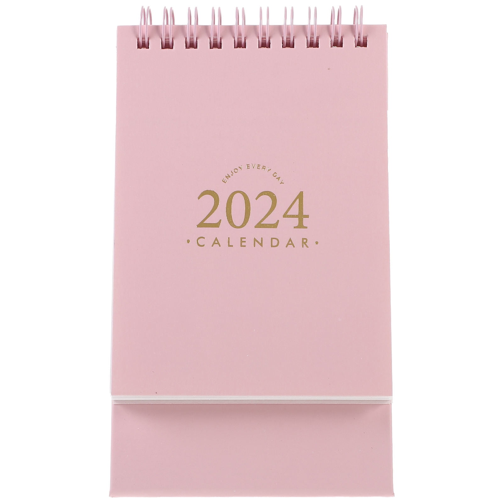 HEANUJJ Standing Desk Calendar 2024 in Pink Paper Material for Daily ...