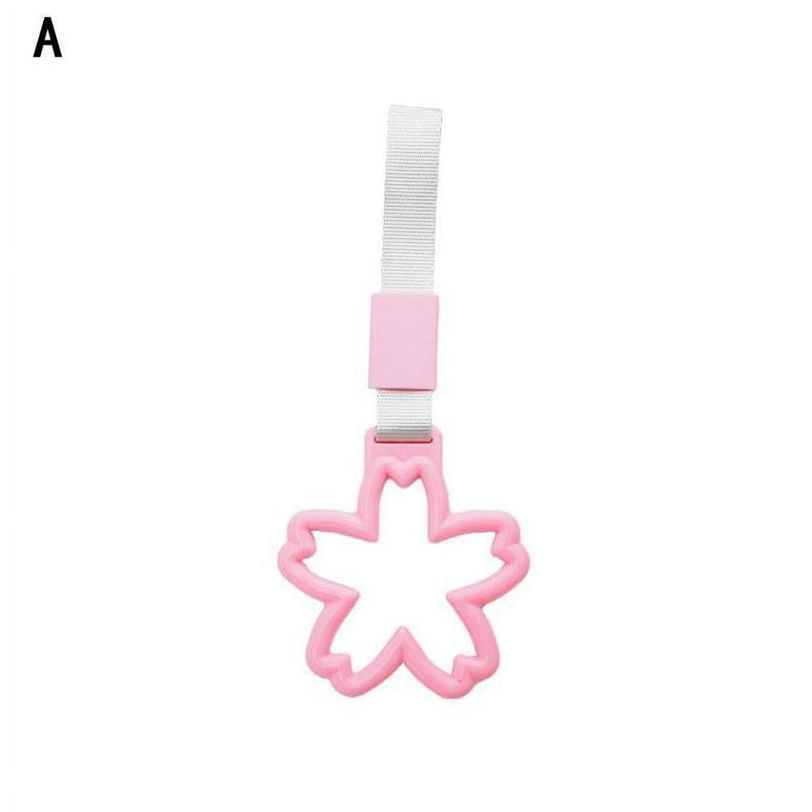 HEART RED BLACK JDM TSURIKAWA RING SUBWAY TRAIN BUS E8Z4~ STRAP T A5I9 ...