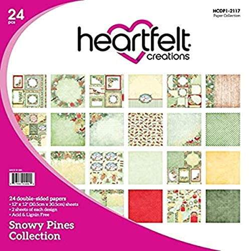 HEARTFELT CREATIONS Snowy Pine Heartfelt Paper COLL - Walmart.com