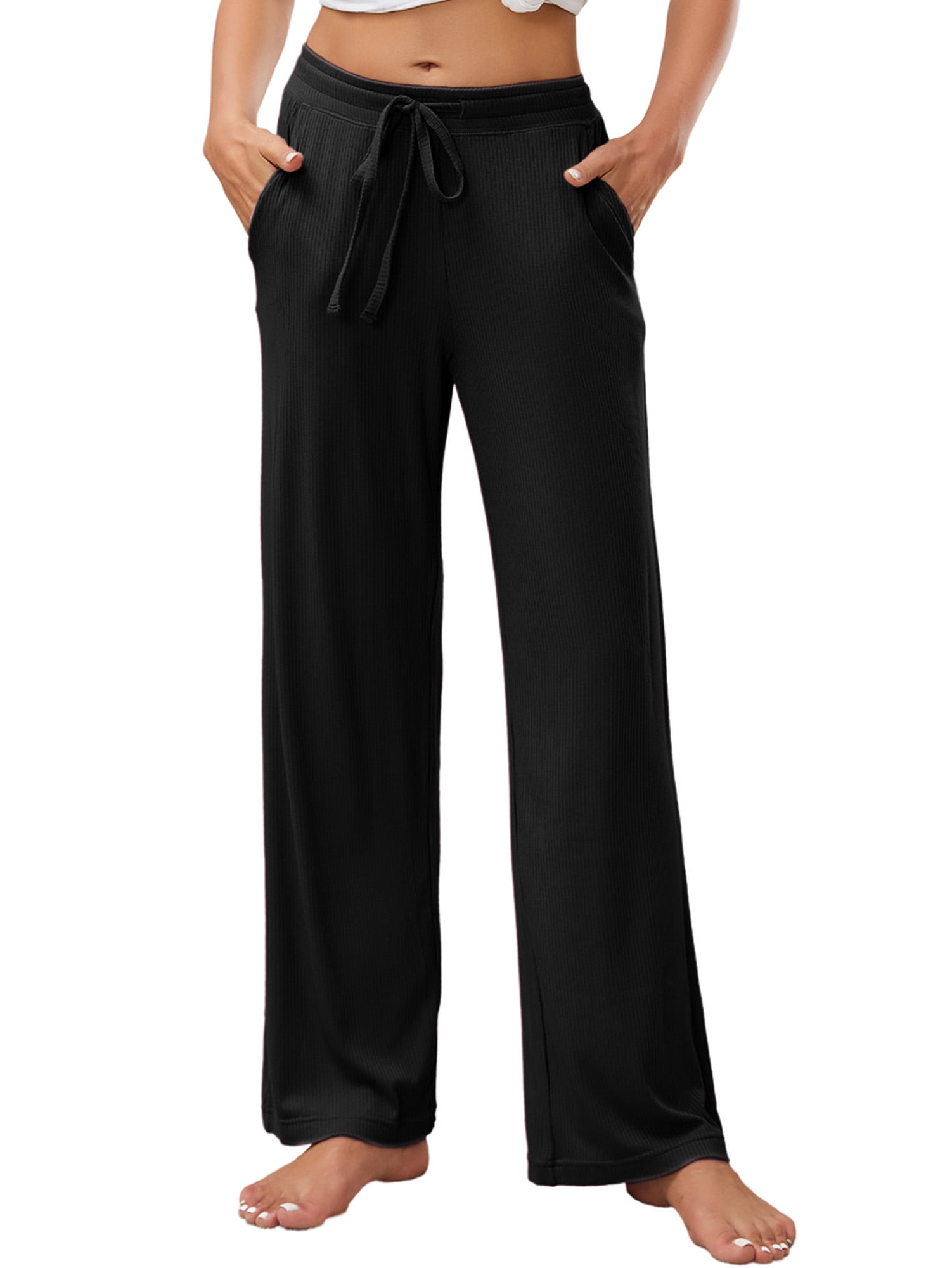 HEARTNICE Women's Pajamas Pants, with Pockets Pj Bottoms Lounge Stretch ...