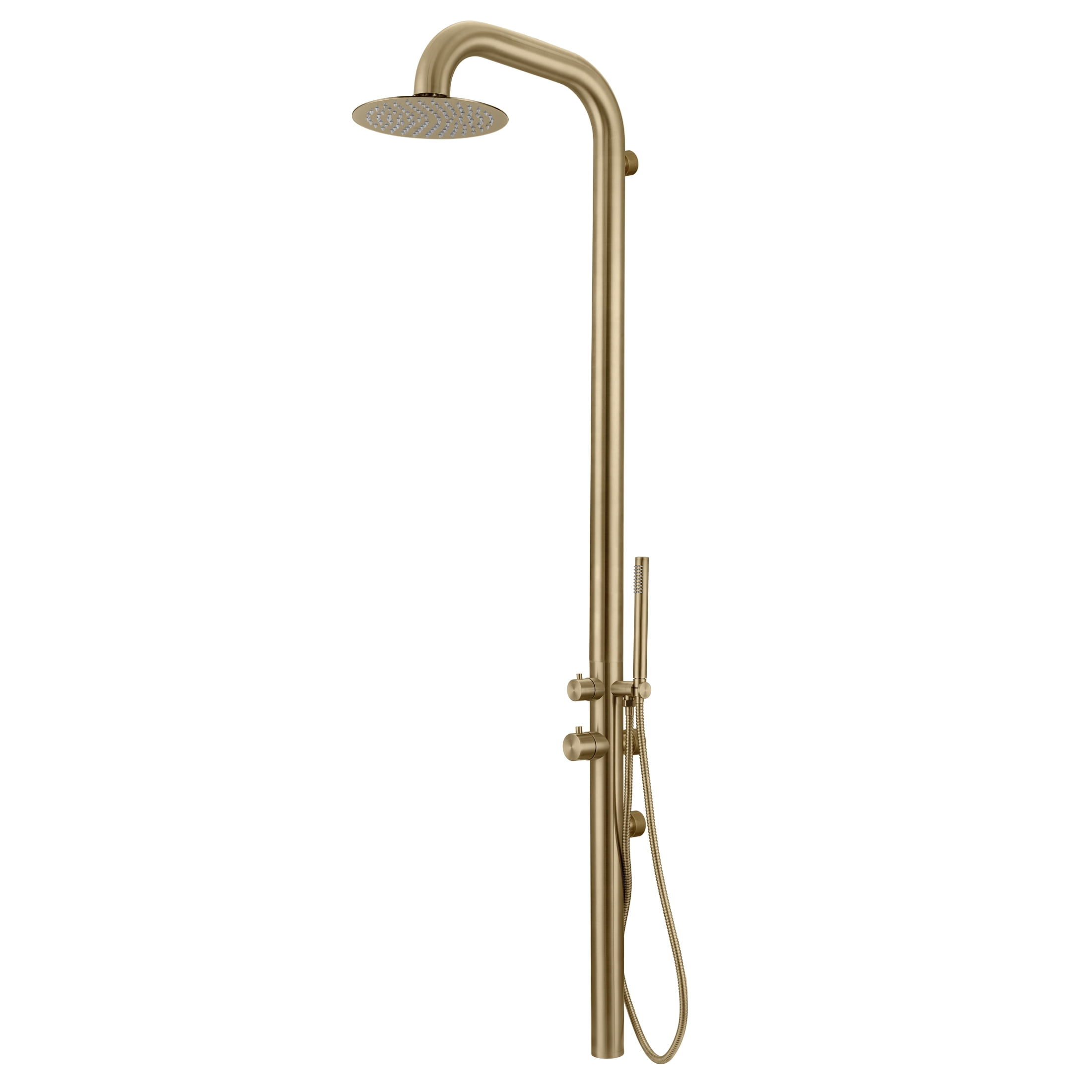 HEATGENE Outdoor Shower with Body Jets and Handheld, Wall-Mounted ...