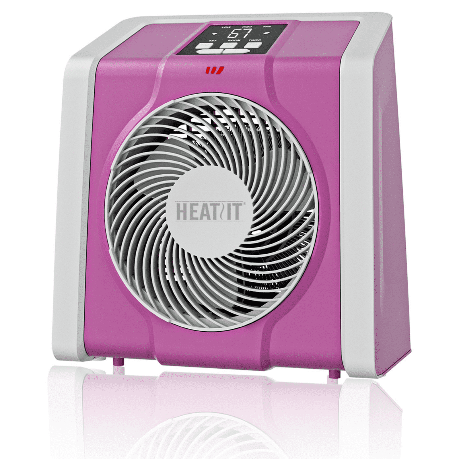 HEATIT Electric Space Heaters with Thermostat Portable Indoor, Pink ...