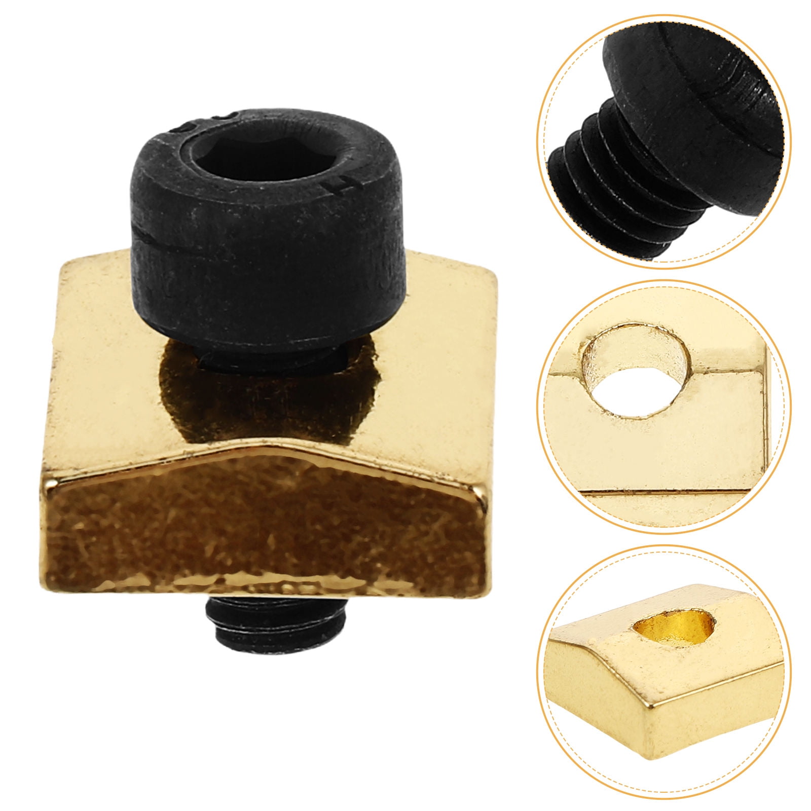 HEATSHAKING 1 Set Zinc Alloy String Retainer for Guitar Maintenance ...