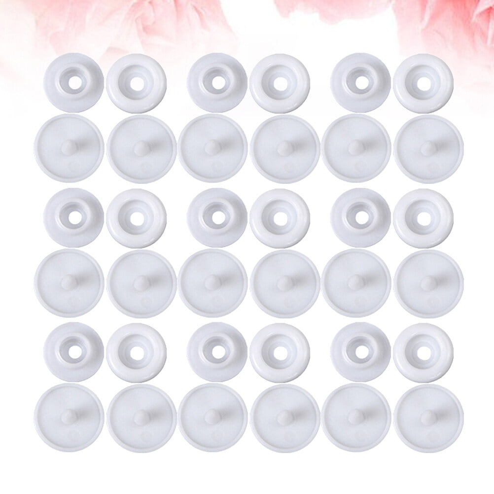 HEATSHAKING 100 Sets Snaps Button Kit for Fabric for Cloth Diapers ...