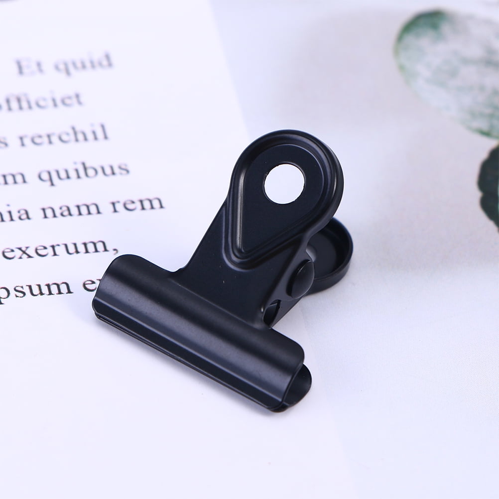 HEATSHAKING 10Pcs Metal Binder Clips for Organizing and Holding ...
