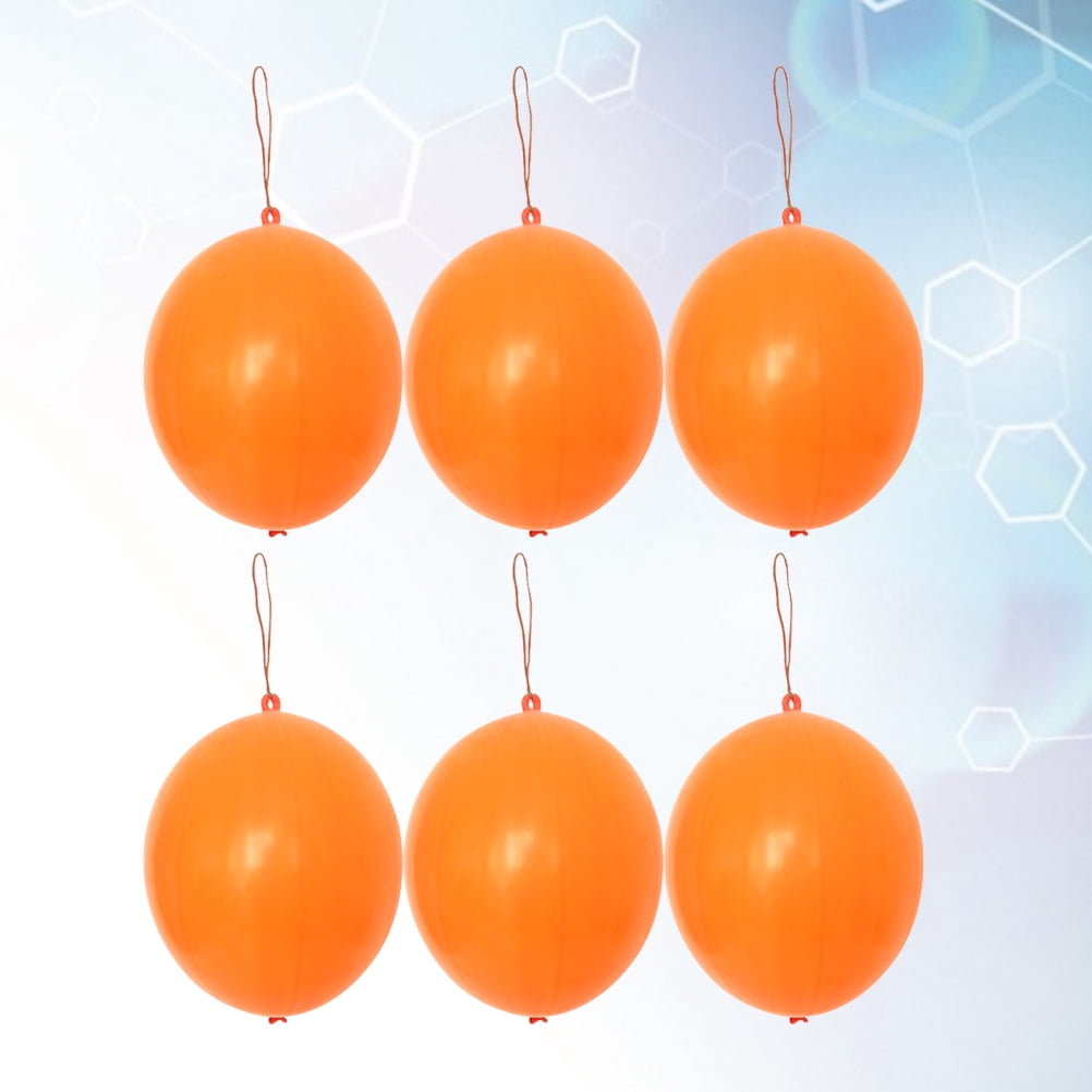 HEATSHAKING 10Pcs Punching Bag Balloons With Rubber Band Handle For ...