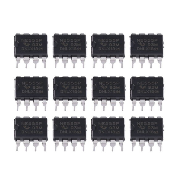 HEATSHAKING 12Pcs 555P Timer DIP-8 Highly Stable For Astable and ...