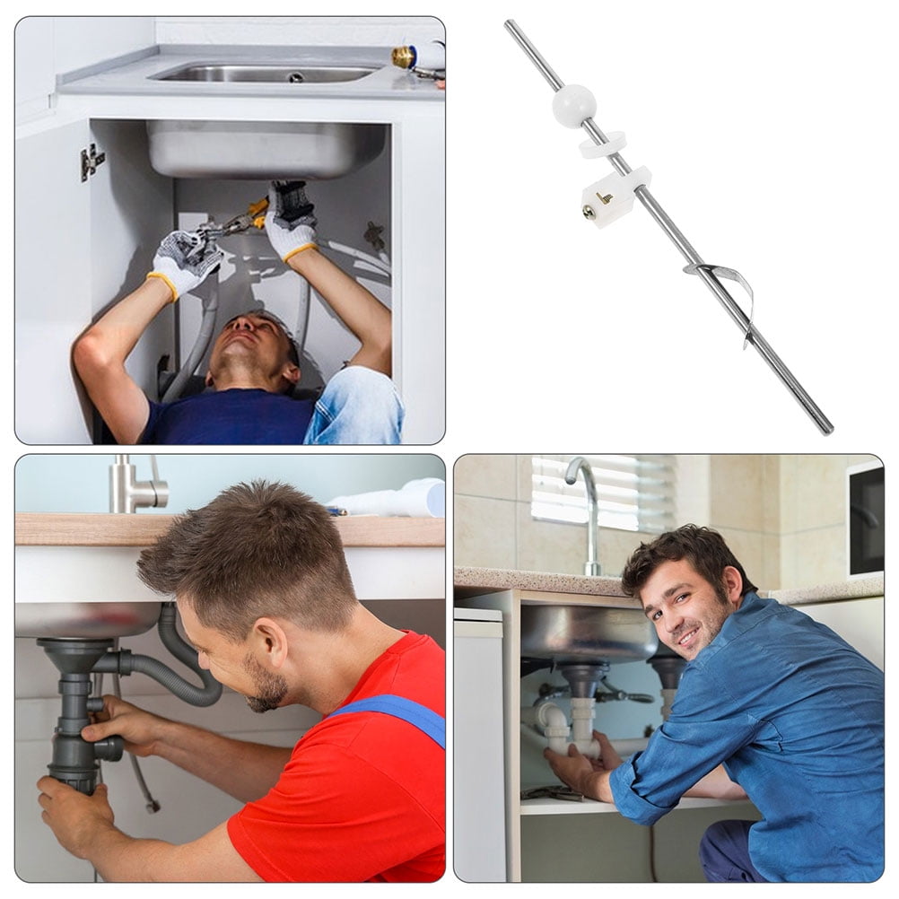 HEATSHAKING 18Pack Drainer Replacement Sink Ball Rod Replacement Silver ...