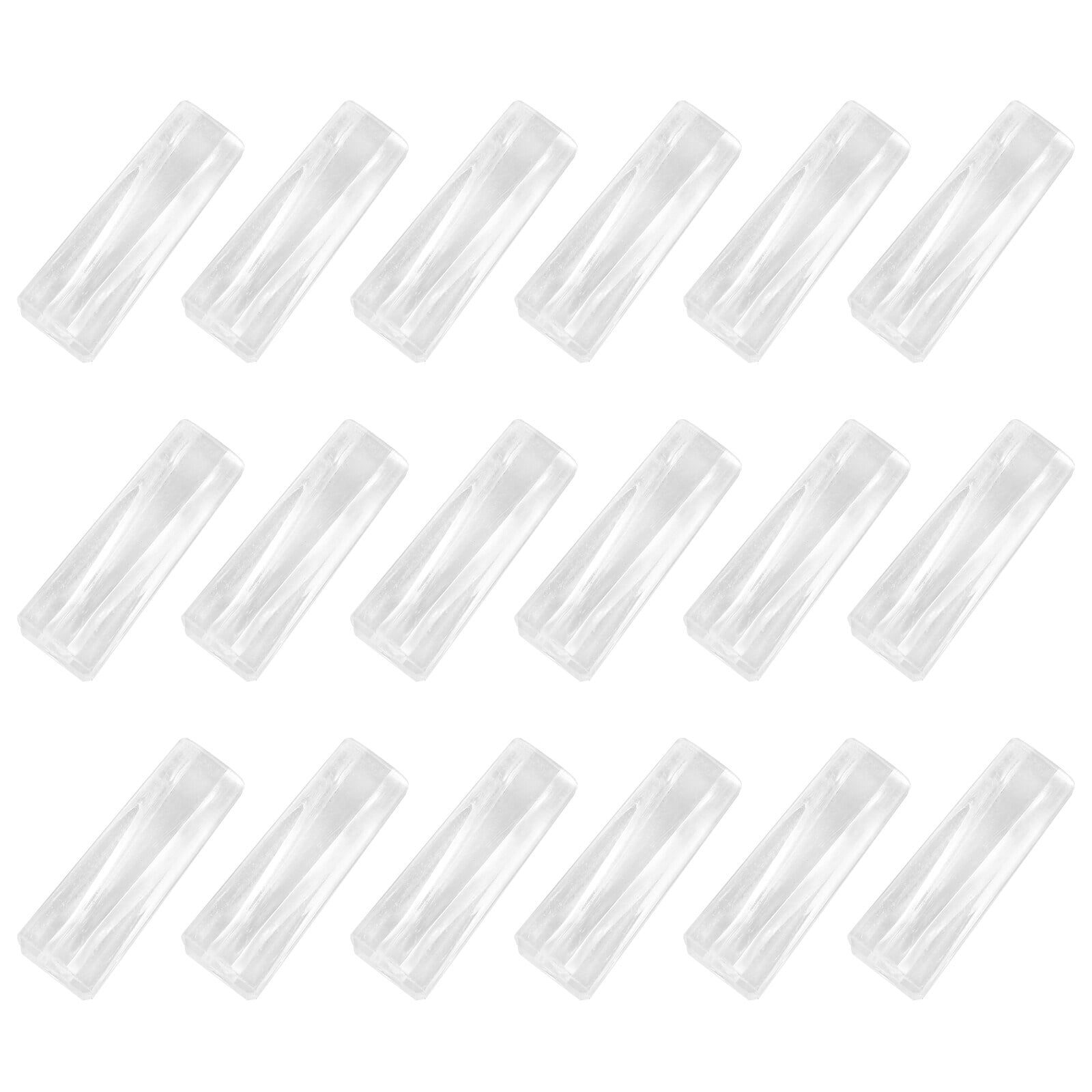 HEATSHAKING 18Pcs Transparent Blind Wand Handle for DIY Projects and ...