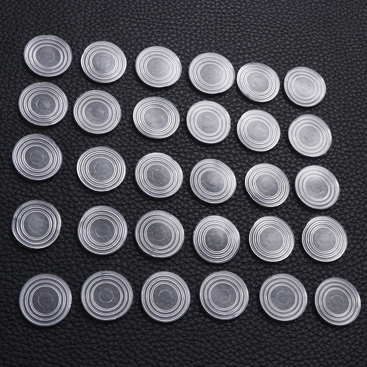 HEATSHAKING 18Pcs Transparent Round Furniture Bumpers Rubber Plastic ...