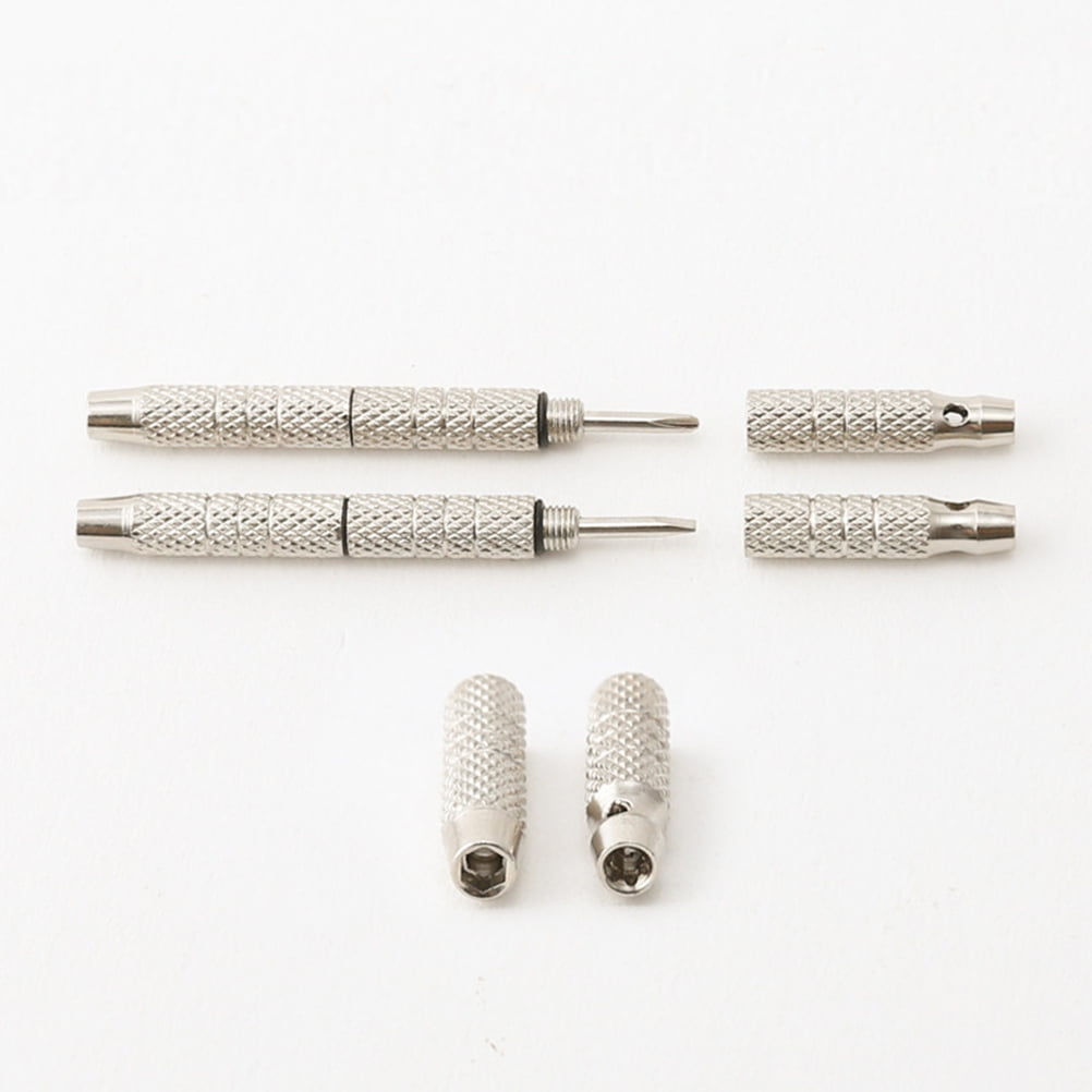 HEATSHAKING 1Pack Alloy Screwdriver Compact Multi Tool Silver Thin ...