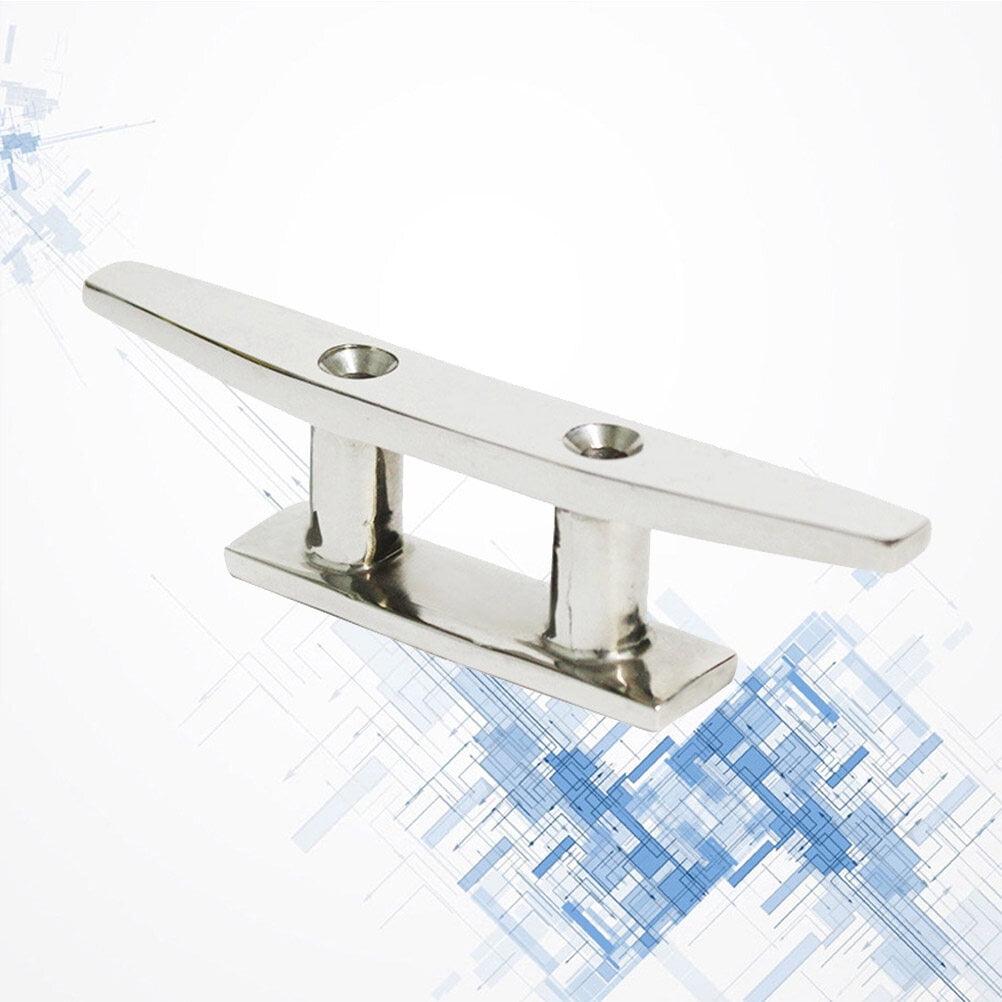 HEATSHAKING 1Pack Boat Rope Cleat in Silver for Boat Owners and Marine ...