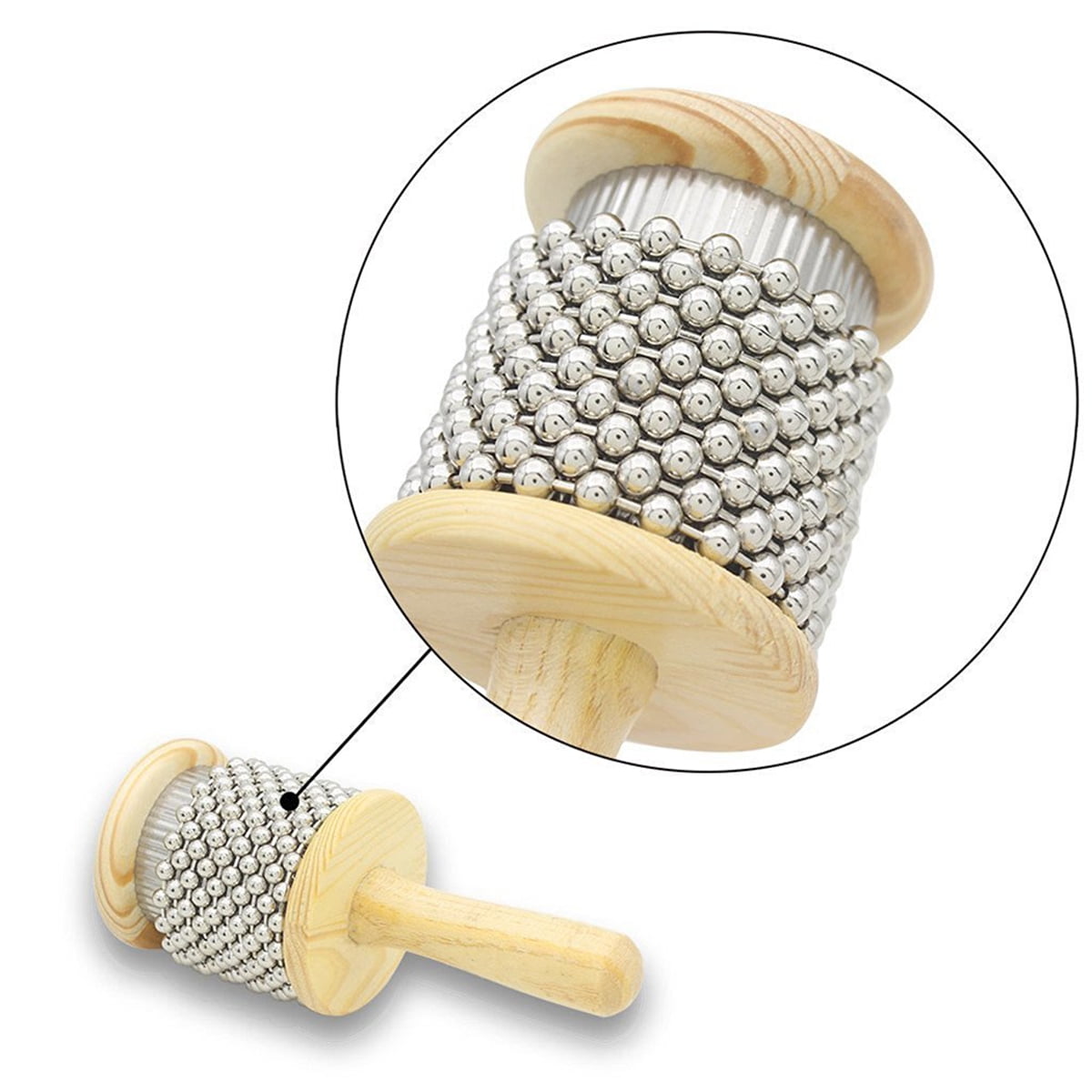 HEATSHAKING 1Pack Cabasa Musical Instrument Shaker Rattle for Students ...