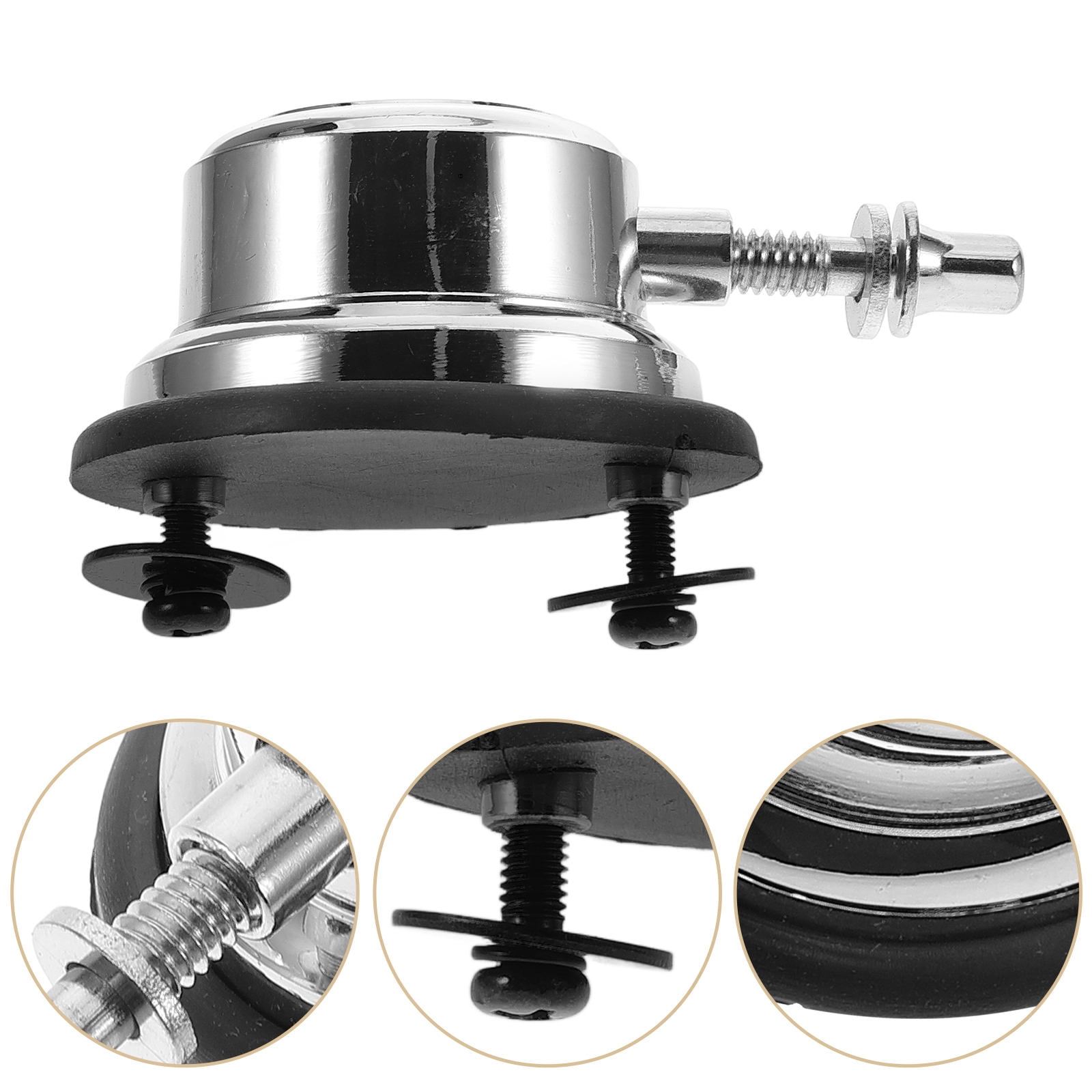HEATSHAKING 1Pack Drum Lug Replacement Silver Metal for Sound ...