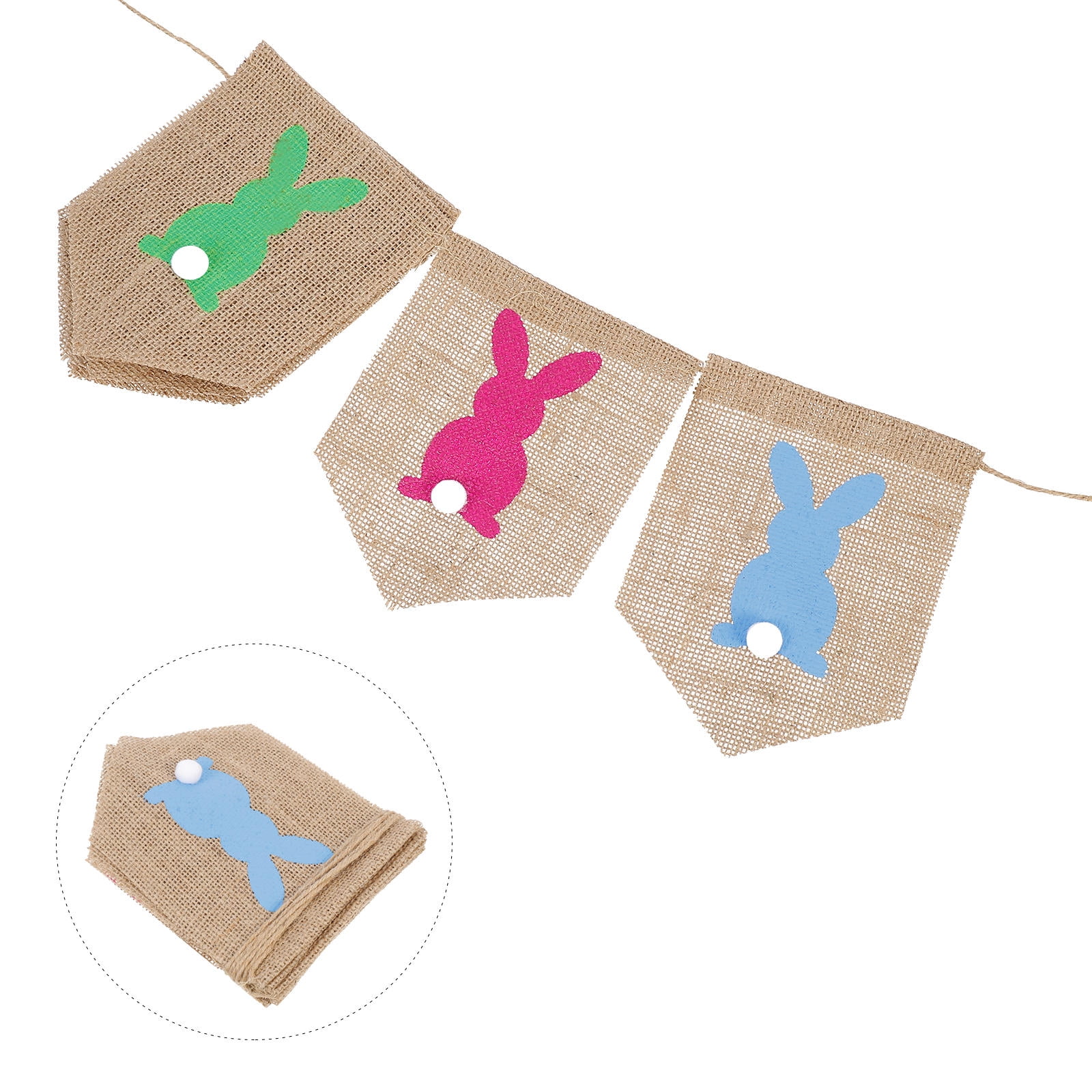 HEATSHAKING 1Pack Easterwind Flag Spring Bunting Banner Assorted Color ...