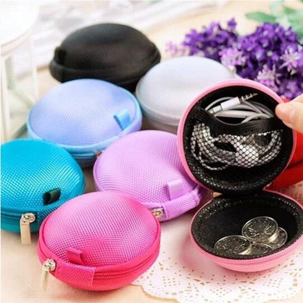 HEATSHAKING 1Pack Gray EVA Small Carrying Case for Headphones Portable ...