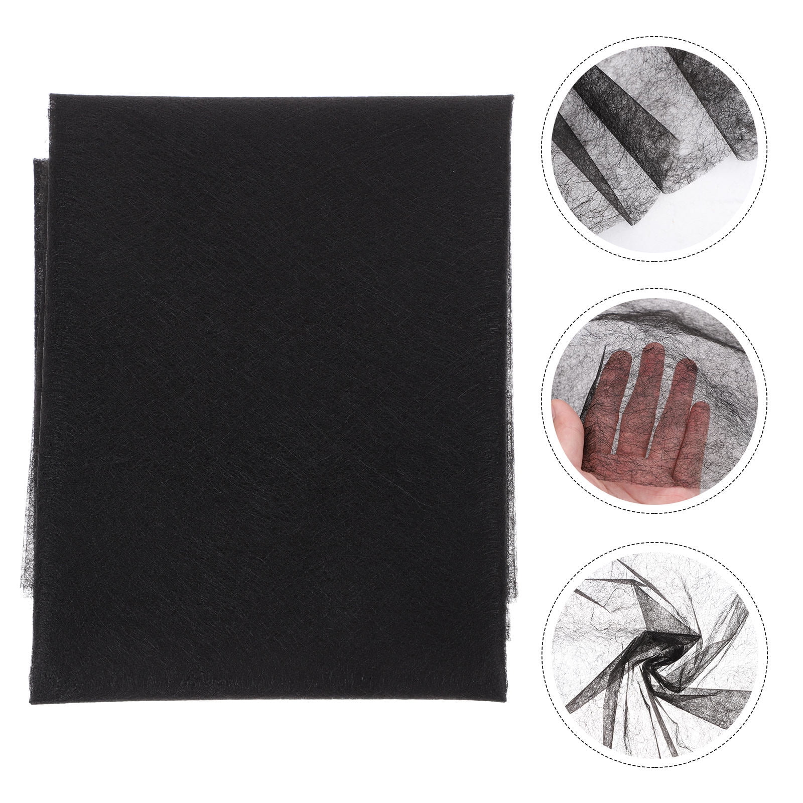HEATSHAKING 1Pack Interlining for Sewing with Self-Adhesive and Iron-on ...