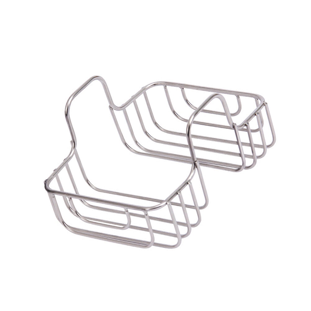 HEATSHAKING 1Pack Kitchen Sink Hanging Strainer Silver Wire Basket For ...