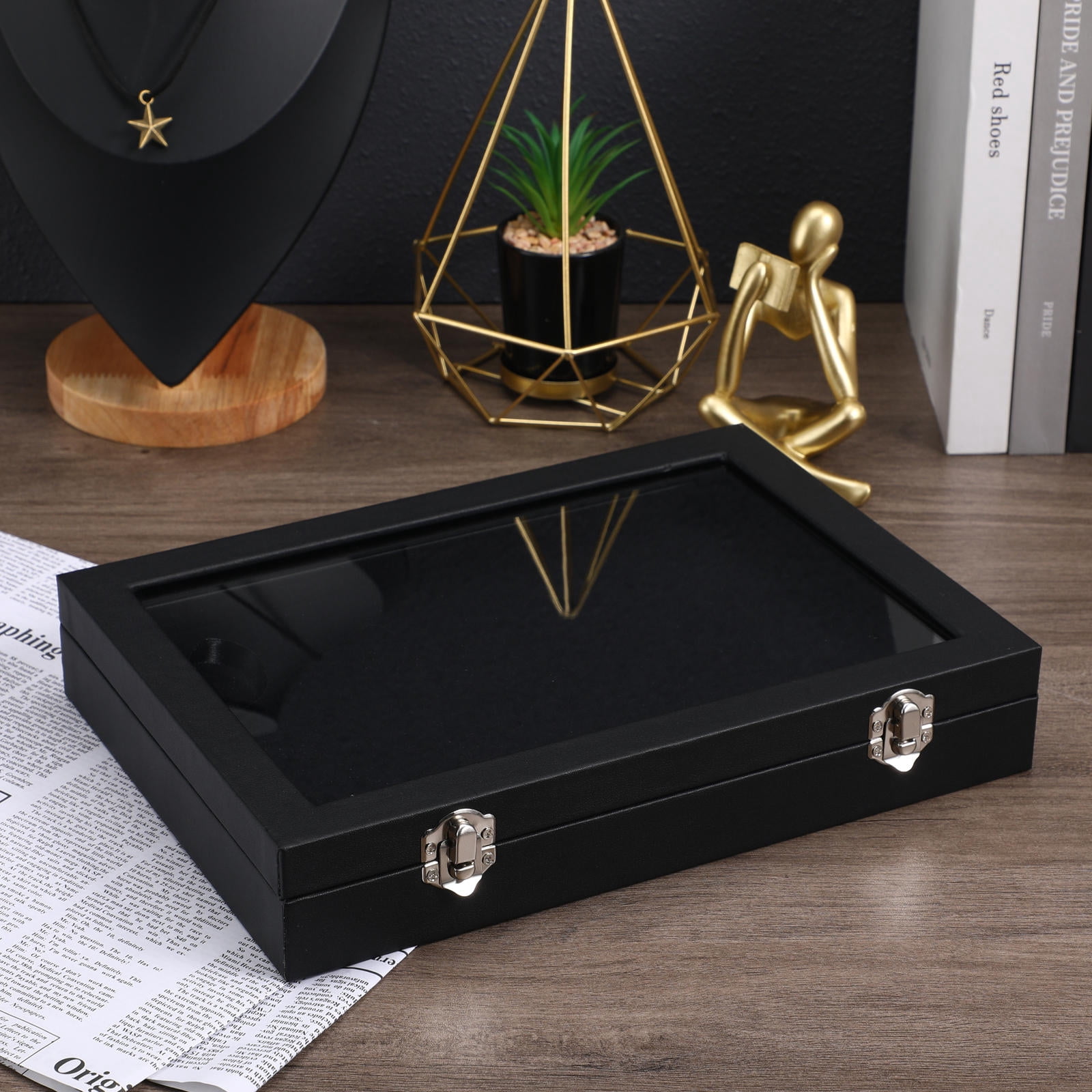 HEATSHAKING 1Pack Pin Display Case Preservation with Pin Display ...