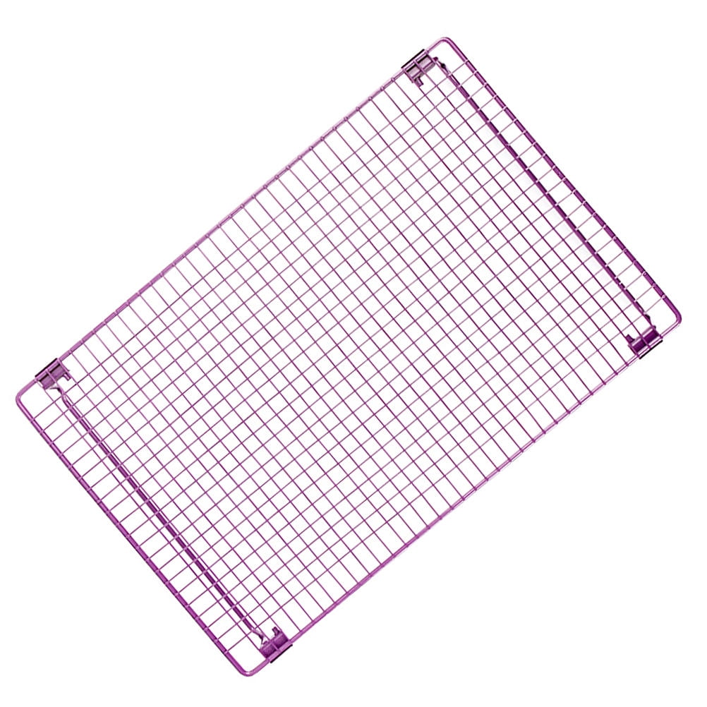 HEATSHAKING 1Pack Purple Iron Cooling Rack for Baking and Drying 16.9 ...