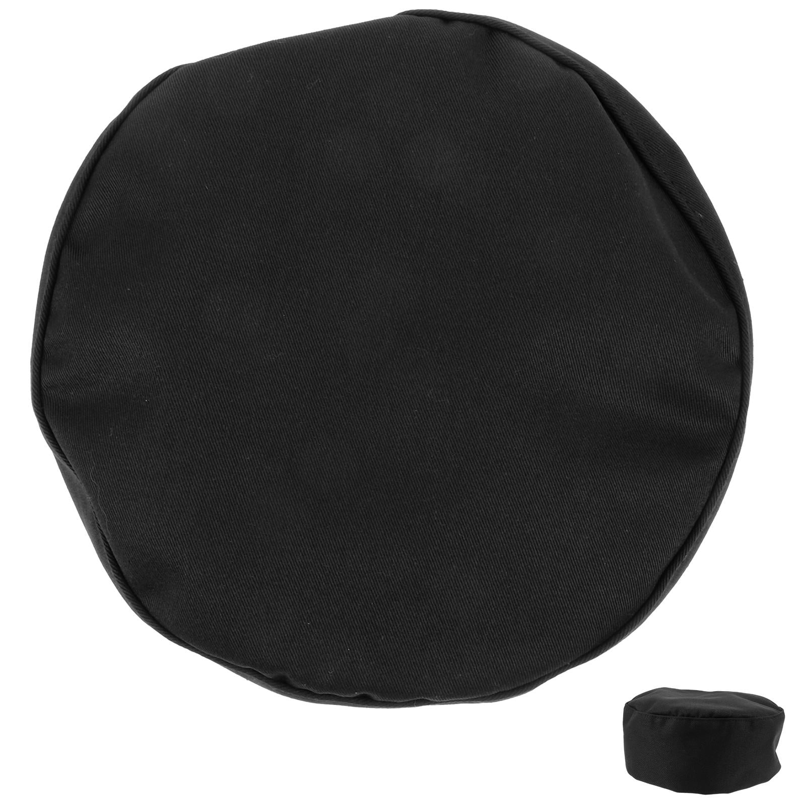 HEATSHAKING 1Pack Round Black Cloth Chef Hat Ideal For Chefs In Bakery ...