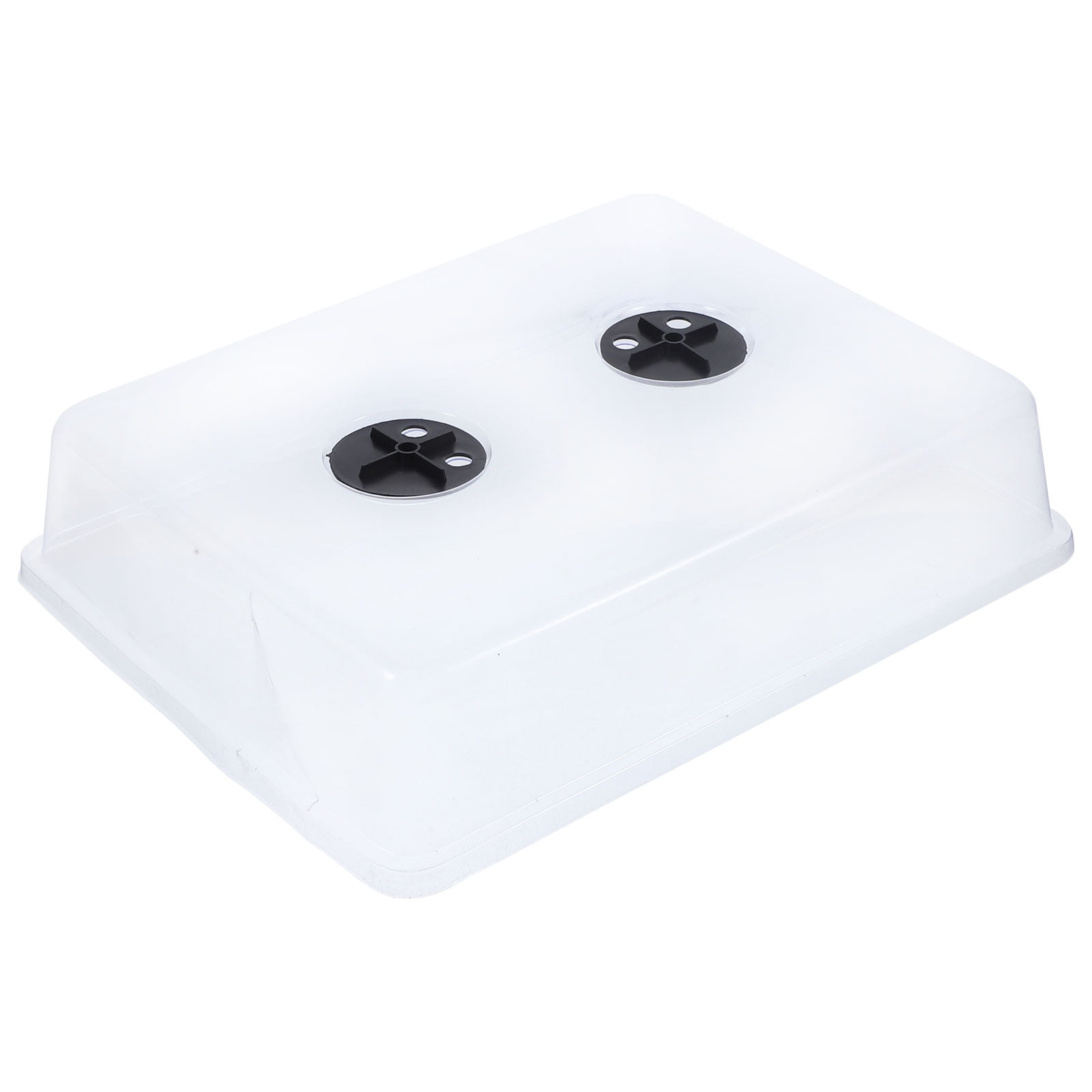 HEATSHAKING 1Pack Seedling Pot Lid Rectangular Shape Plastic Material ...