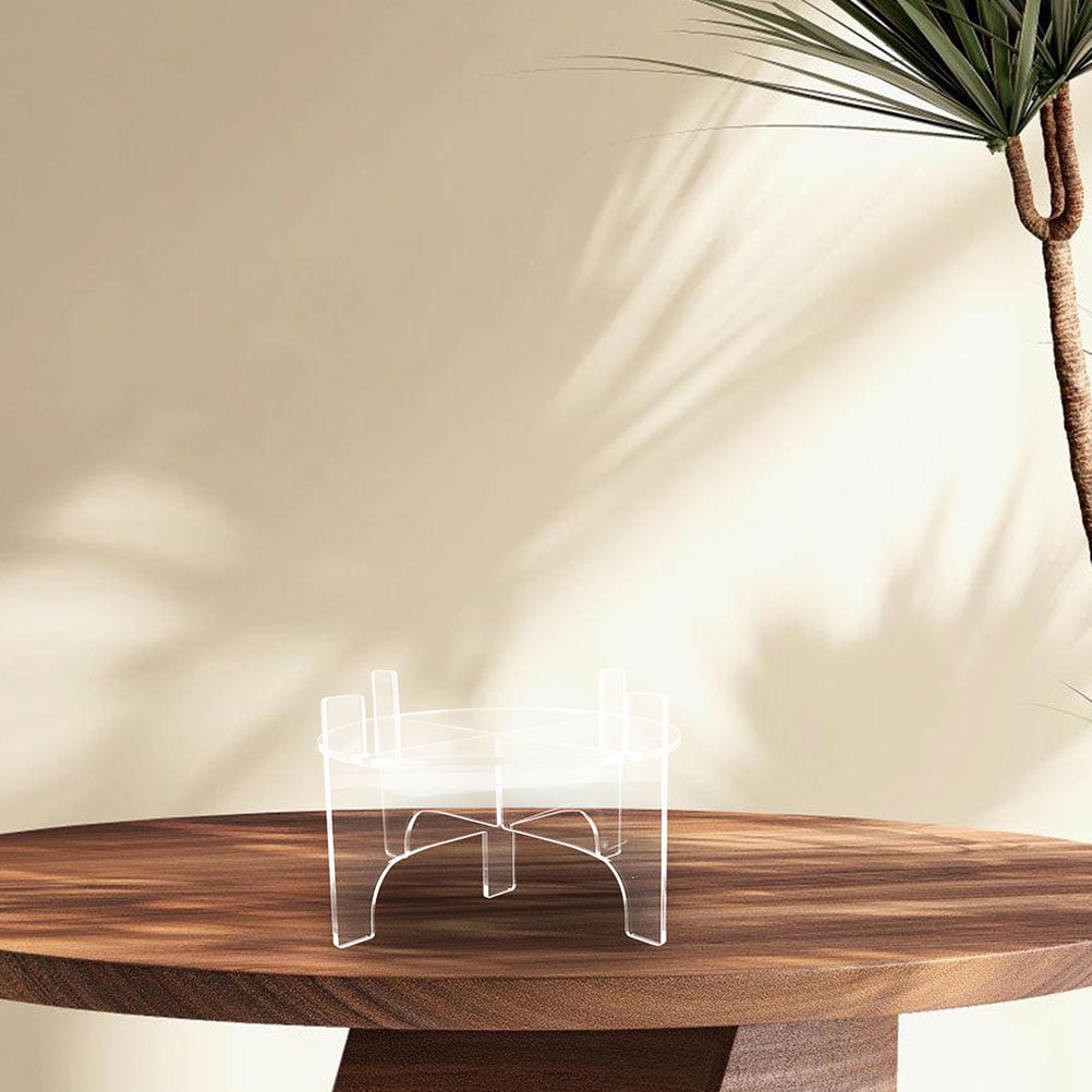 HEATSHAKING 1Pack Transparent Drink Dispenser Holder Stand Square Base ...