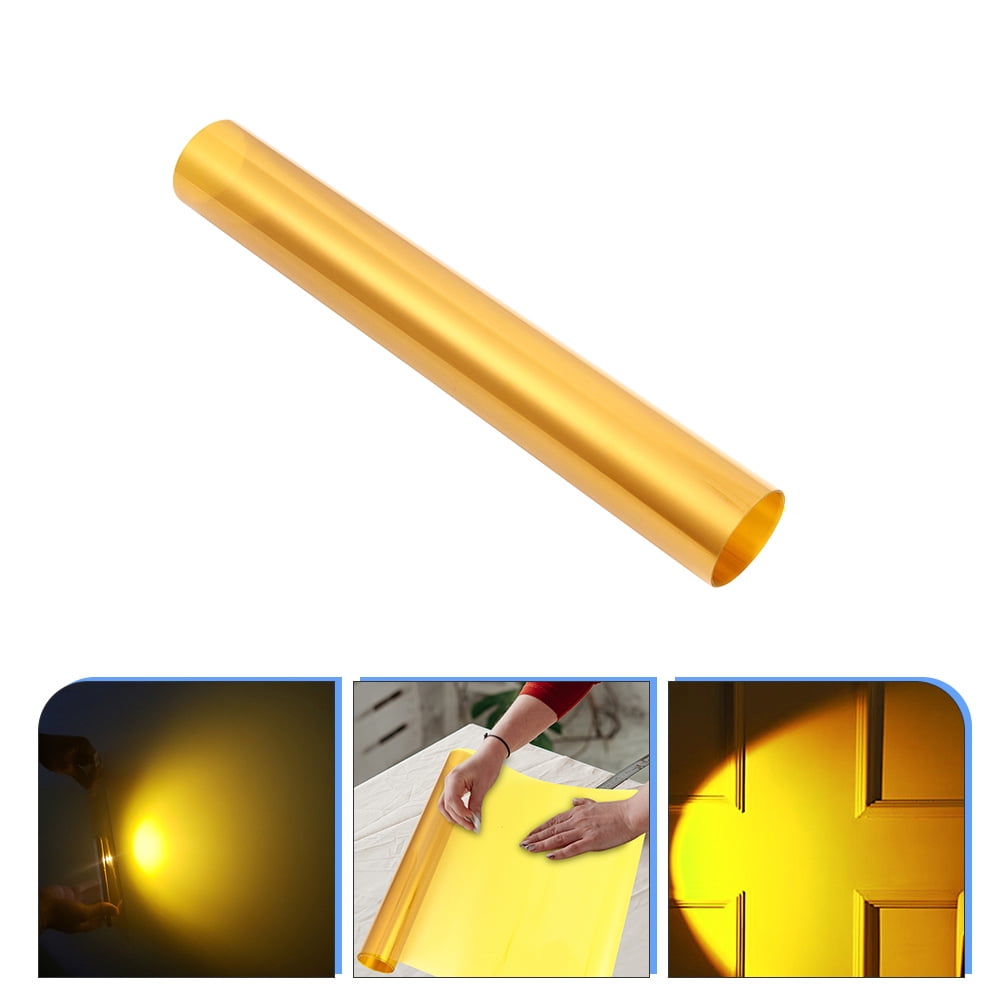 HEATSHAKING 1Pack Yellow Color Filter Sheet 100X50Cm Pet For ...