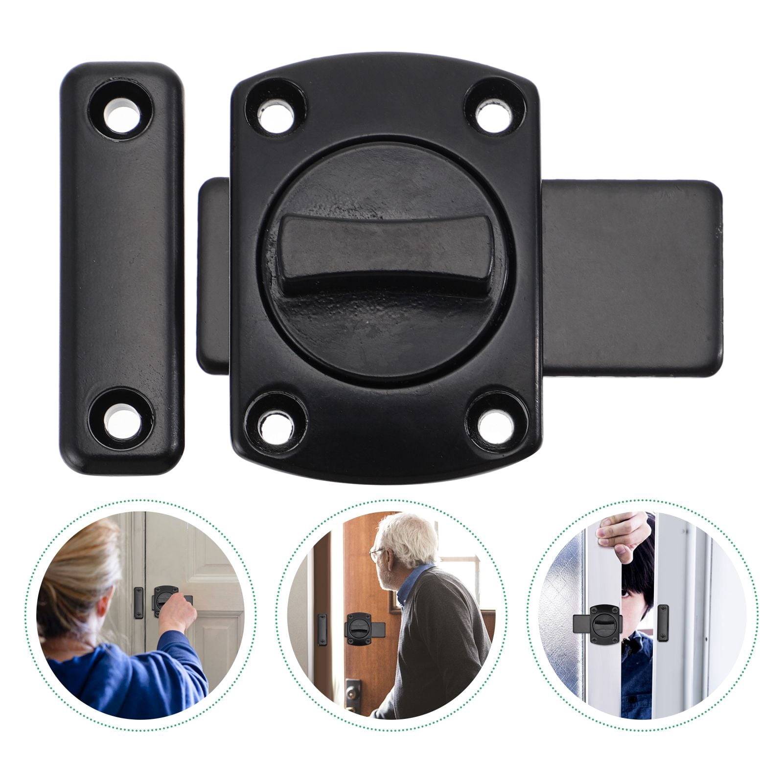 HEATSHAKING 1Pack Zinc Alloy Slide Bolt Lock for Diy Enthusiasts and ...