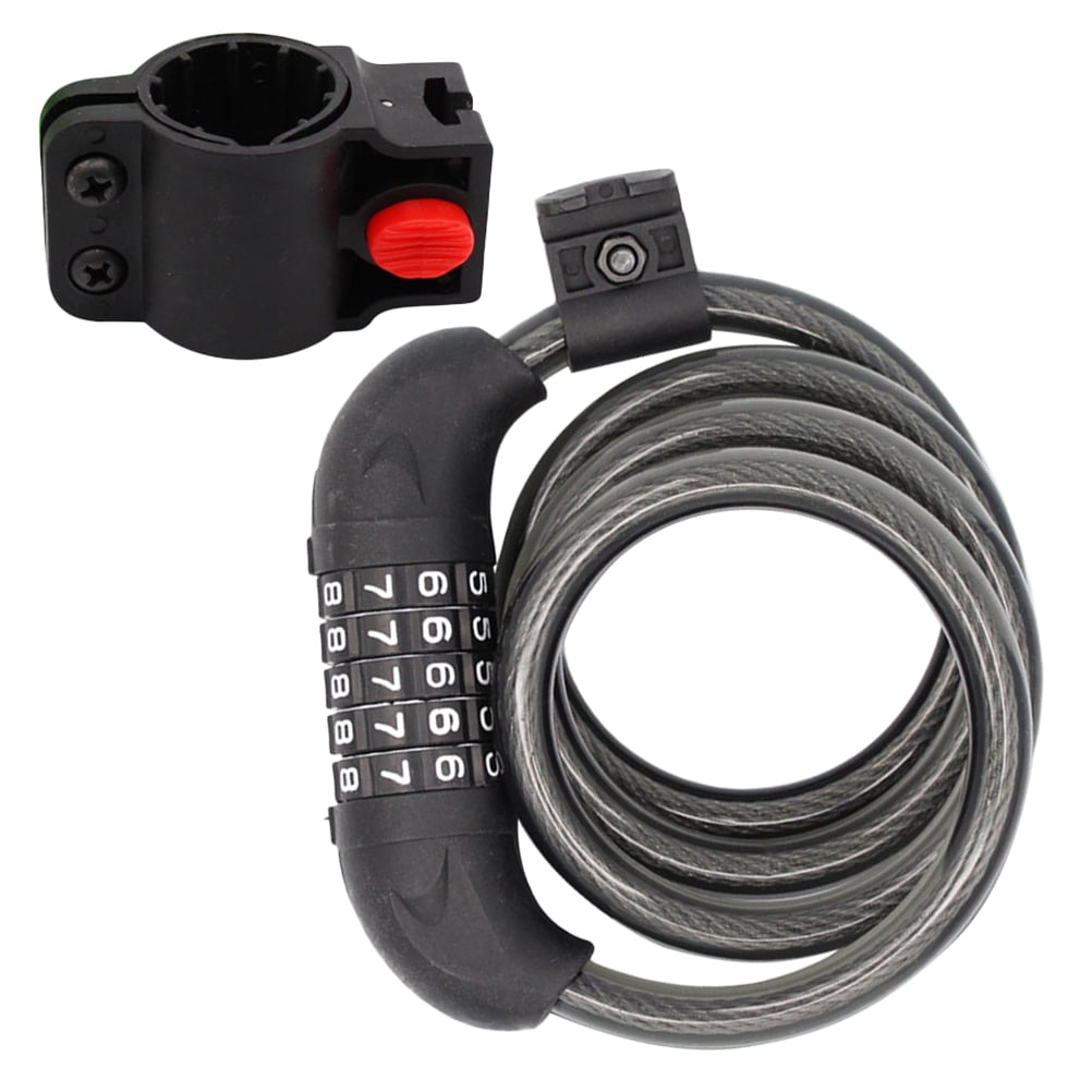 HEATSHAKING 1Pc Combination Bike Lock Cable Area Random Color for ...