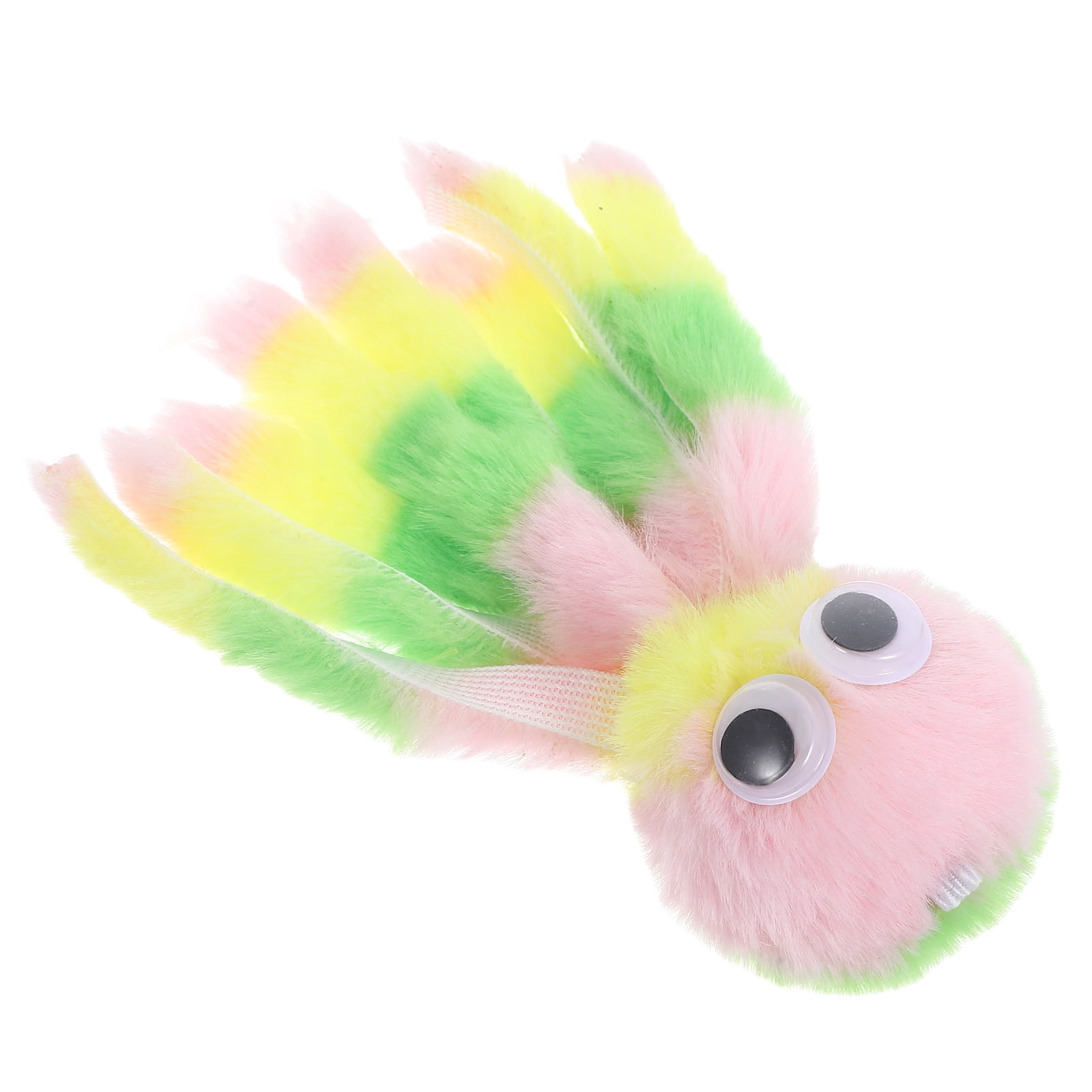HEATSHAKING 1Pcs Pet Plush Octopus Toy Multi Colored Chewing ...