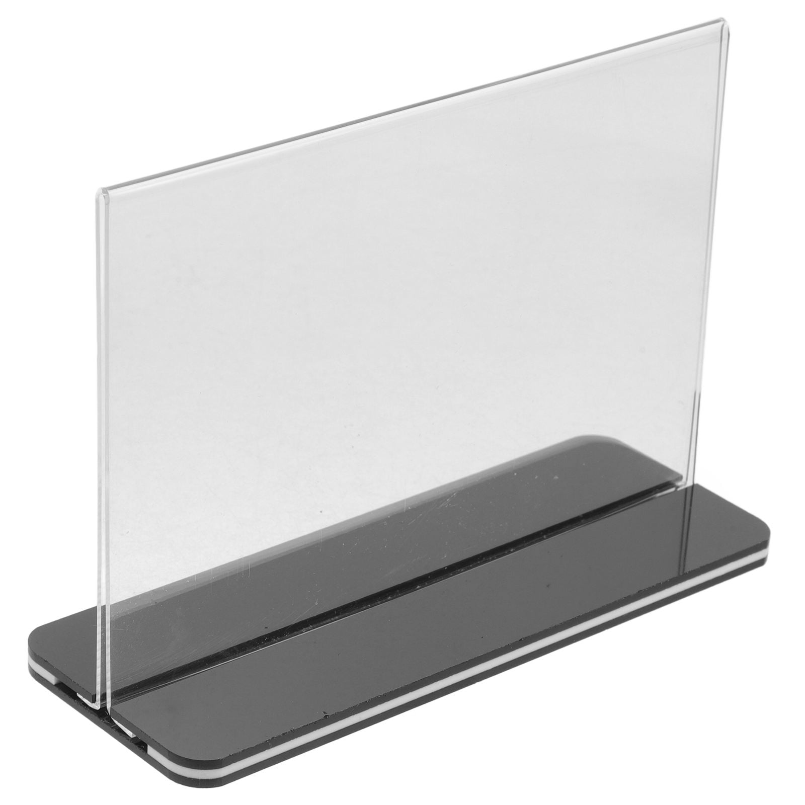 HEATSHAKING 1Set Acrylic Display Frame for Photos and Flyers 11.8x3.9x2 ...