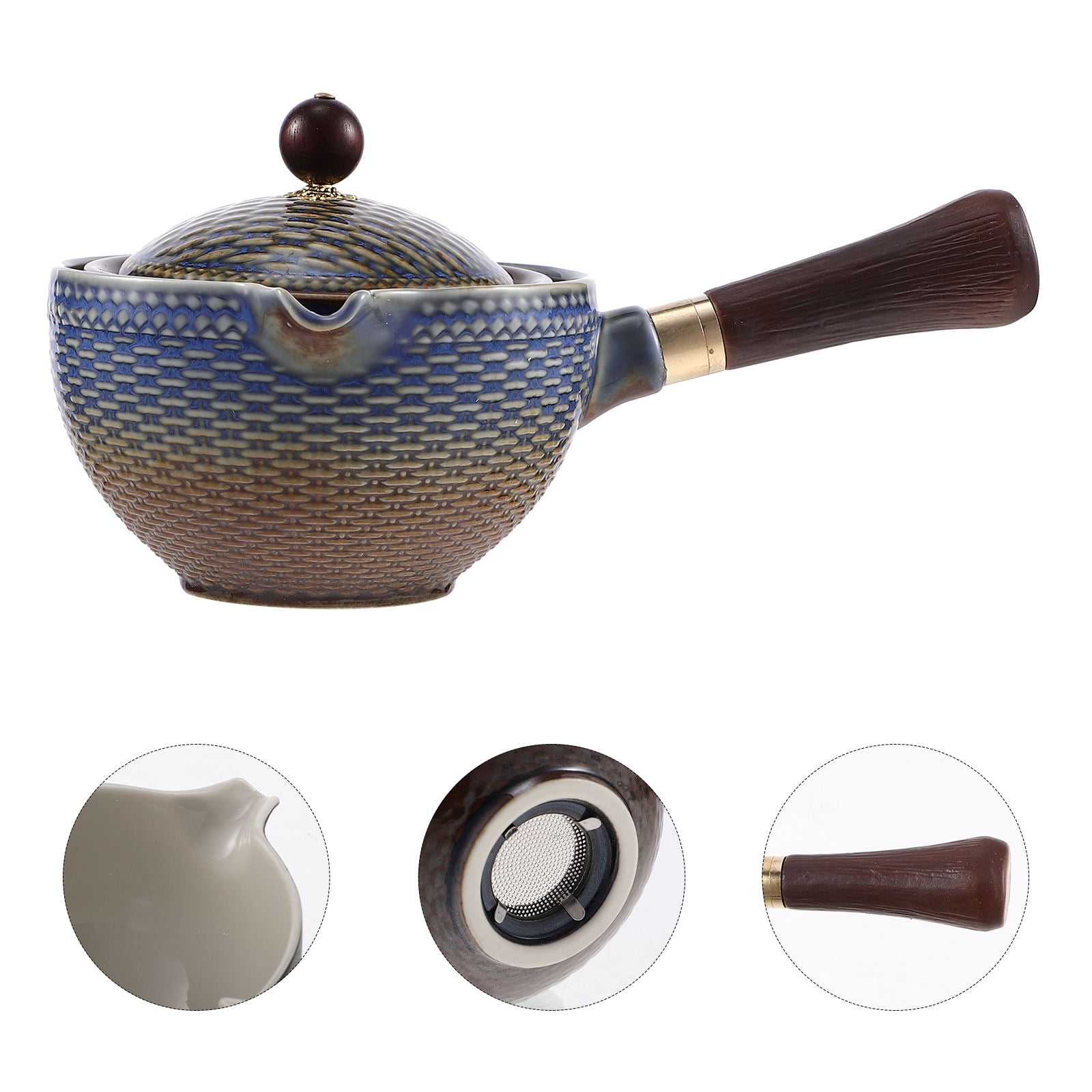 HEATSHAKING 1Set Ceramic Individual Tea Pots 11.8X4.1X3.3in for ...