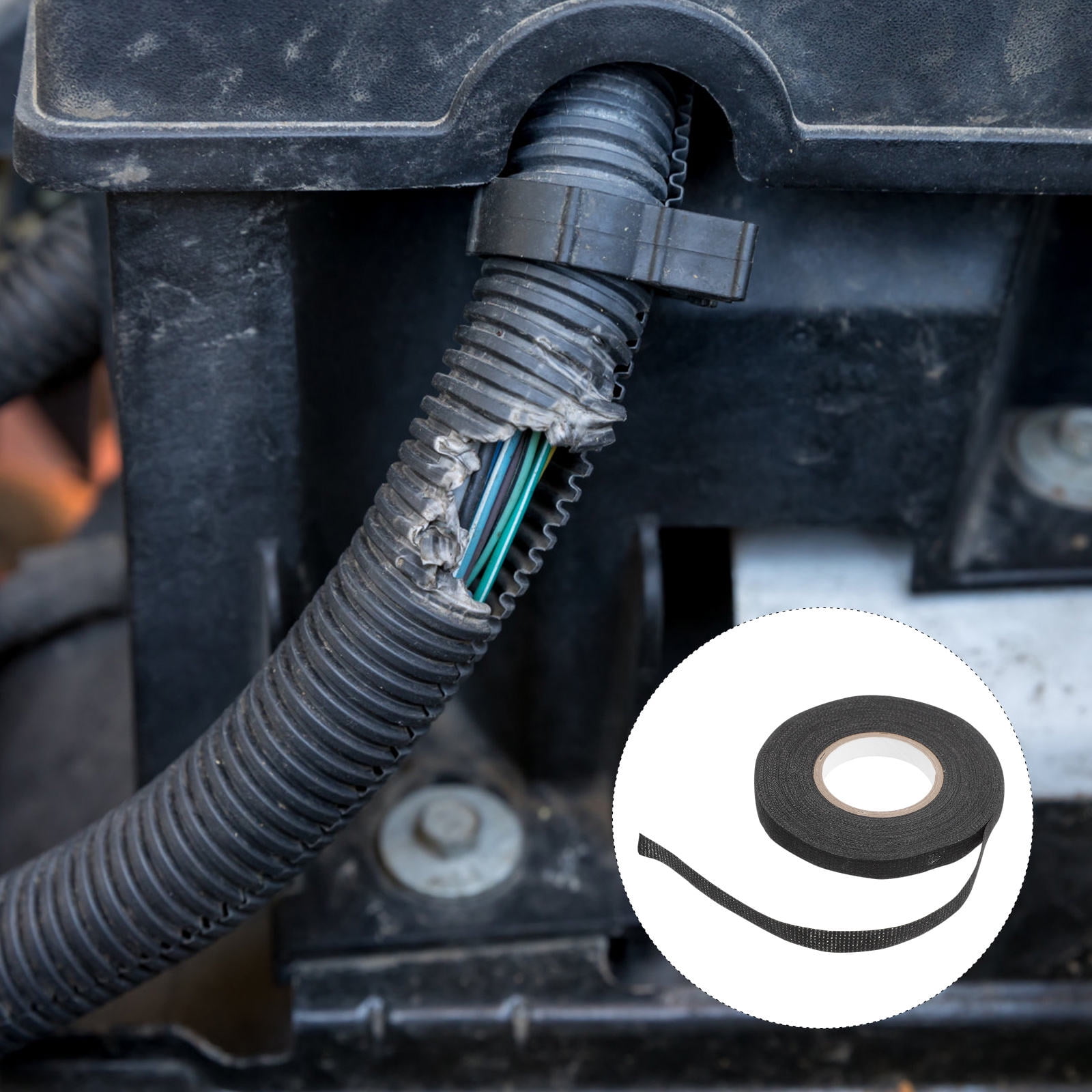 HEATSHAKING 1Set Fabric Electrical Tape for Automobile Wiring Harness ...