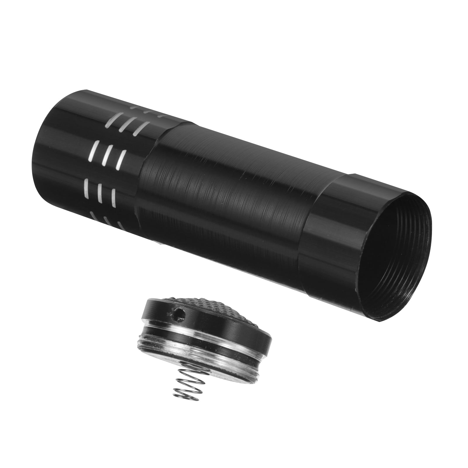 HEATSHAKING 1Set Flashlight Shaped Hidden Cash Box Waterproof Black ...