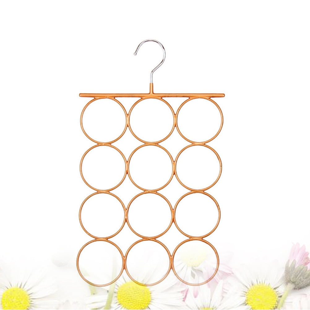 HEATSHAKING 1Set Gold Plastic Storage Rack Anti Slip Space Saver For ...