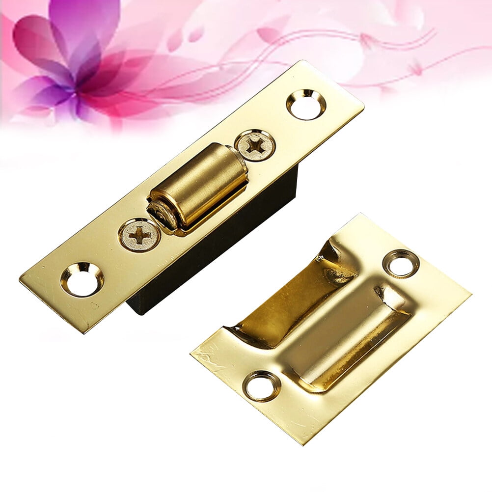 HEATSHAKING 1Set Push Door Catches Golden Closet Ball Catch Door in ...