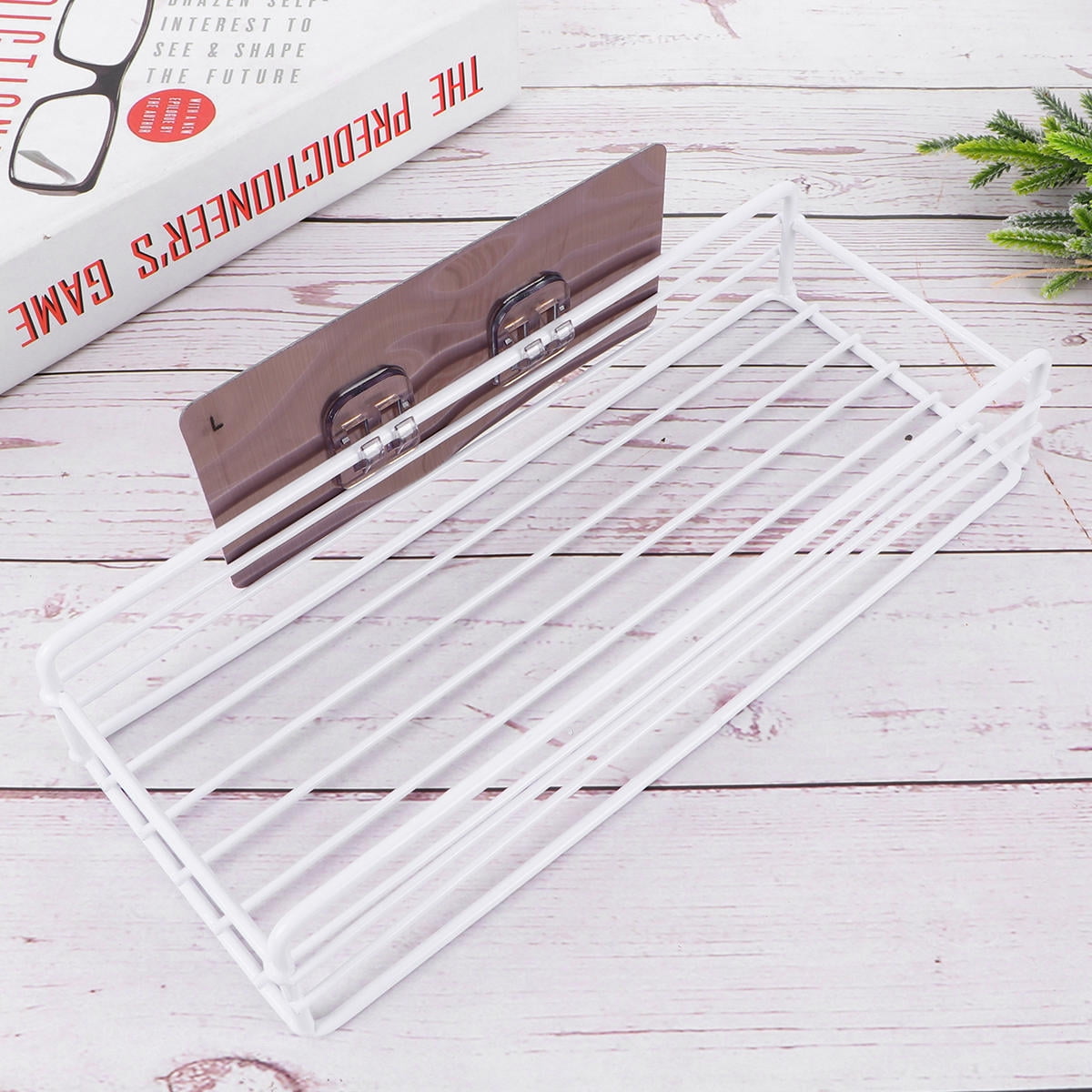 HEATSHAKING 1Set Storage Rack Restroom Shelves Hanging Wall Shelf for ...