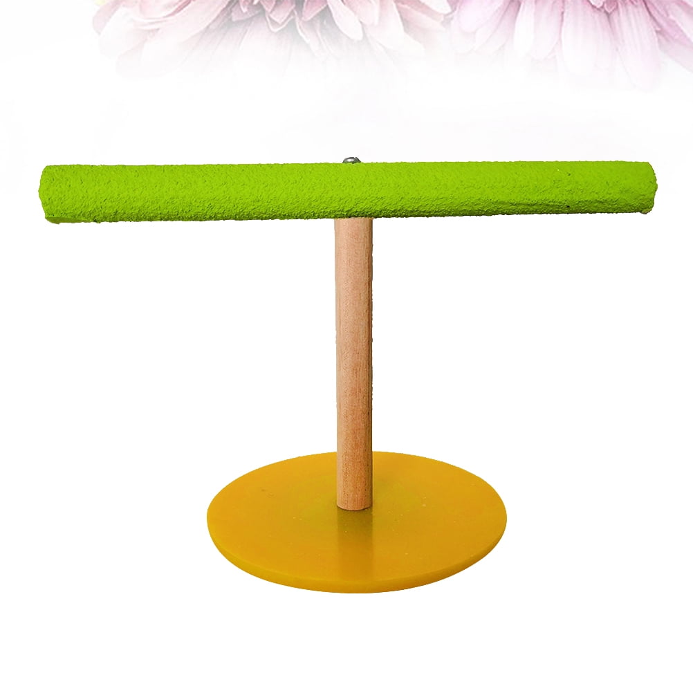 HEATSHAKING 1Set T Shaped Bird Parrot Bridge Standing Rack for Bird ...