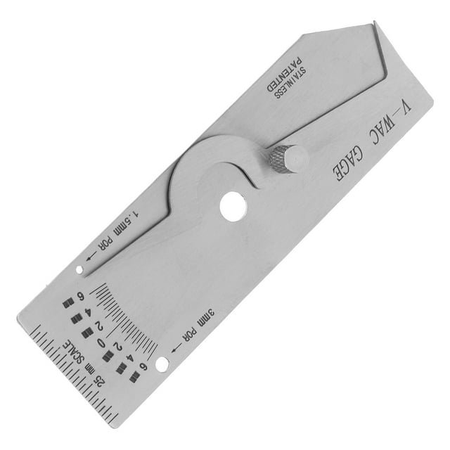 HEATSHAKING Testing Ruler Silver 1Set 4.01X1.26X0.35In - Walmart.com